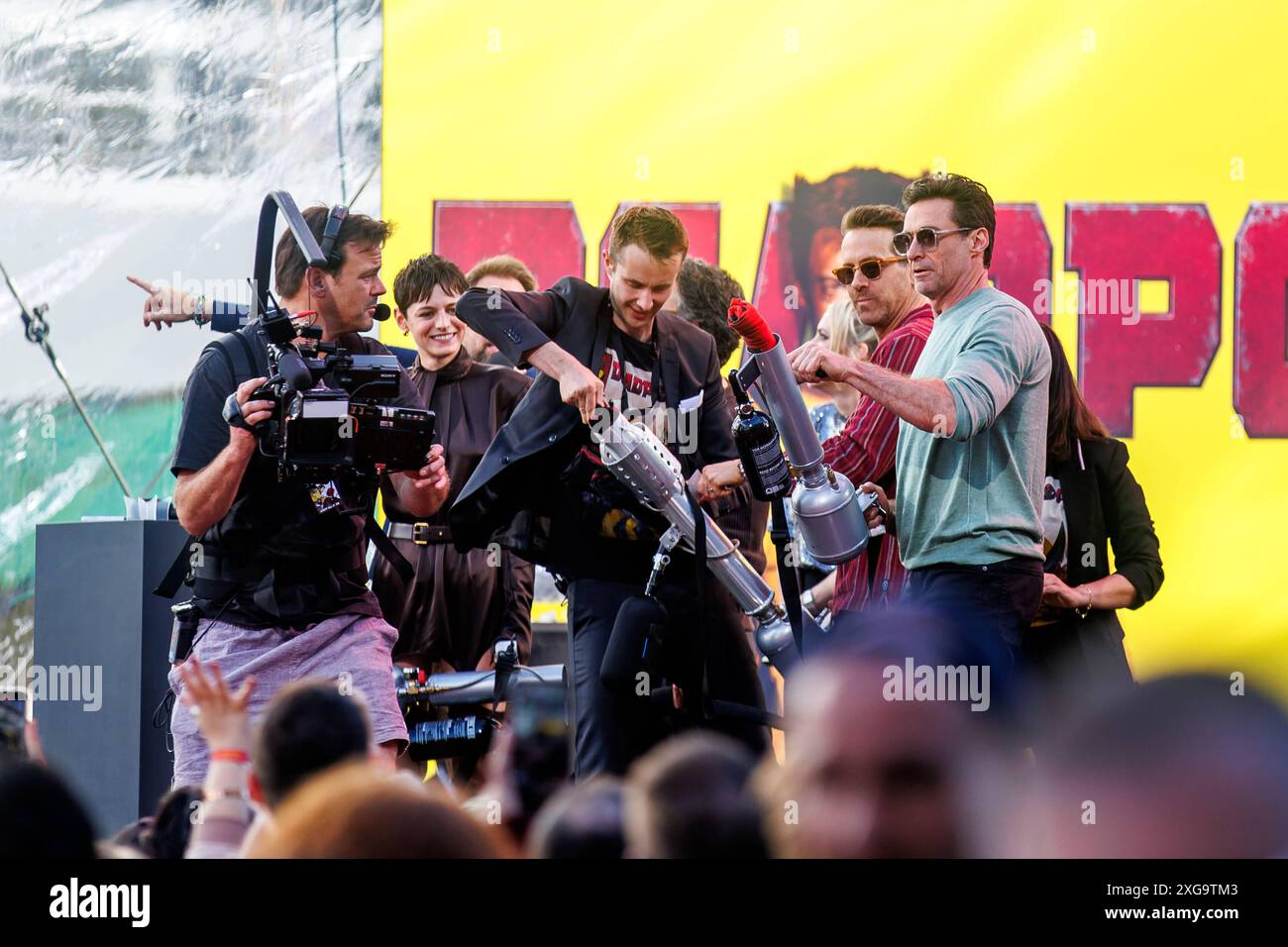 Fan Event - Deadpool & Wolverine Ryan Reynolds und Hugh Jackman beim ...