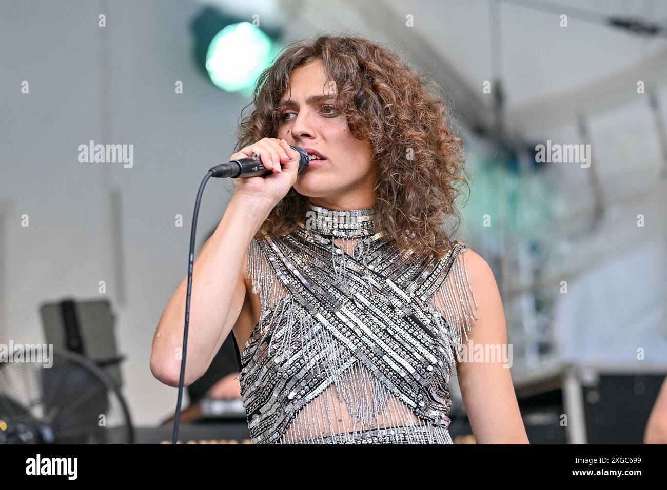 Breisach am Rhein Pinot and Rock 2024, Festival, 07.07.2024 Sarah Bugar beim Konzert in Breisach ...