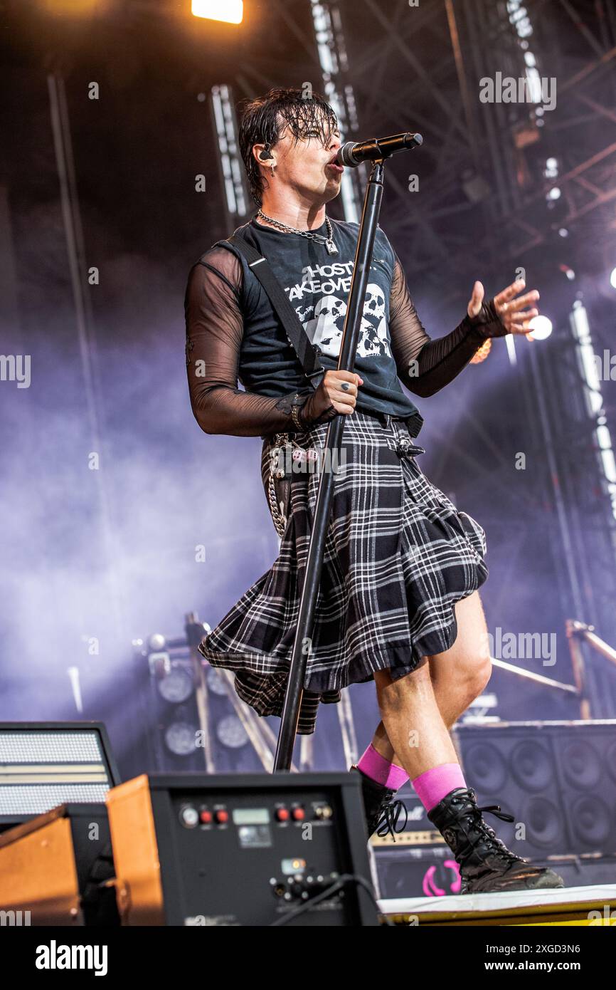 Mailand Italien. Juli 2024. Der englische Sänger, Songwriter und ...