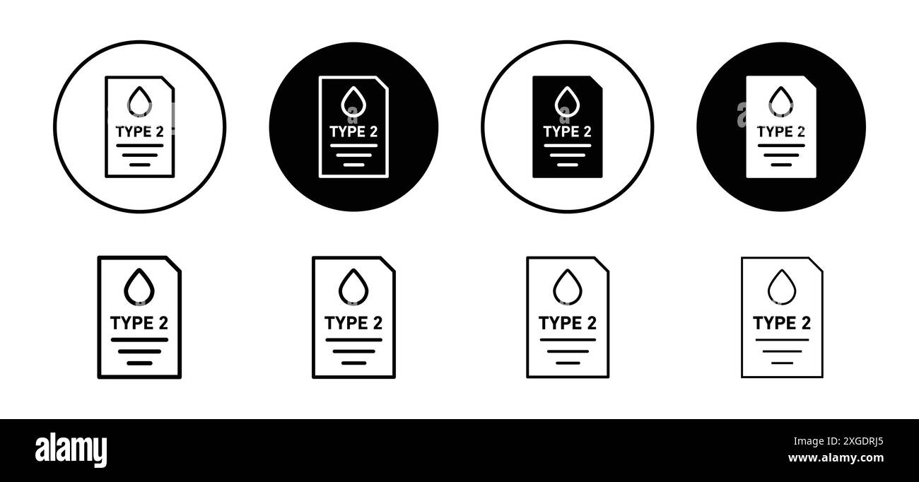 Typ 2 diabetes Stock-Vektorgrafiken kaufen - Alamy