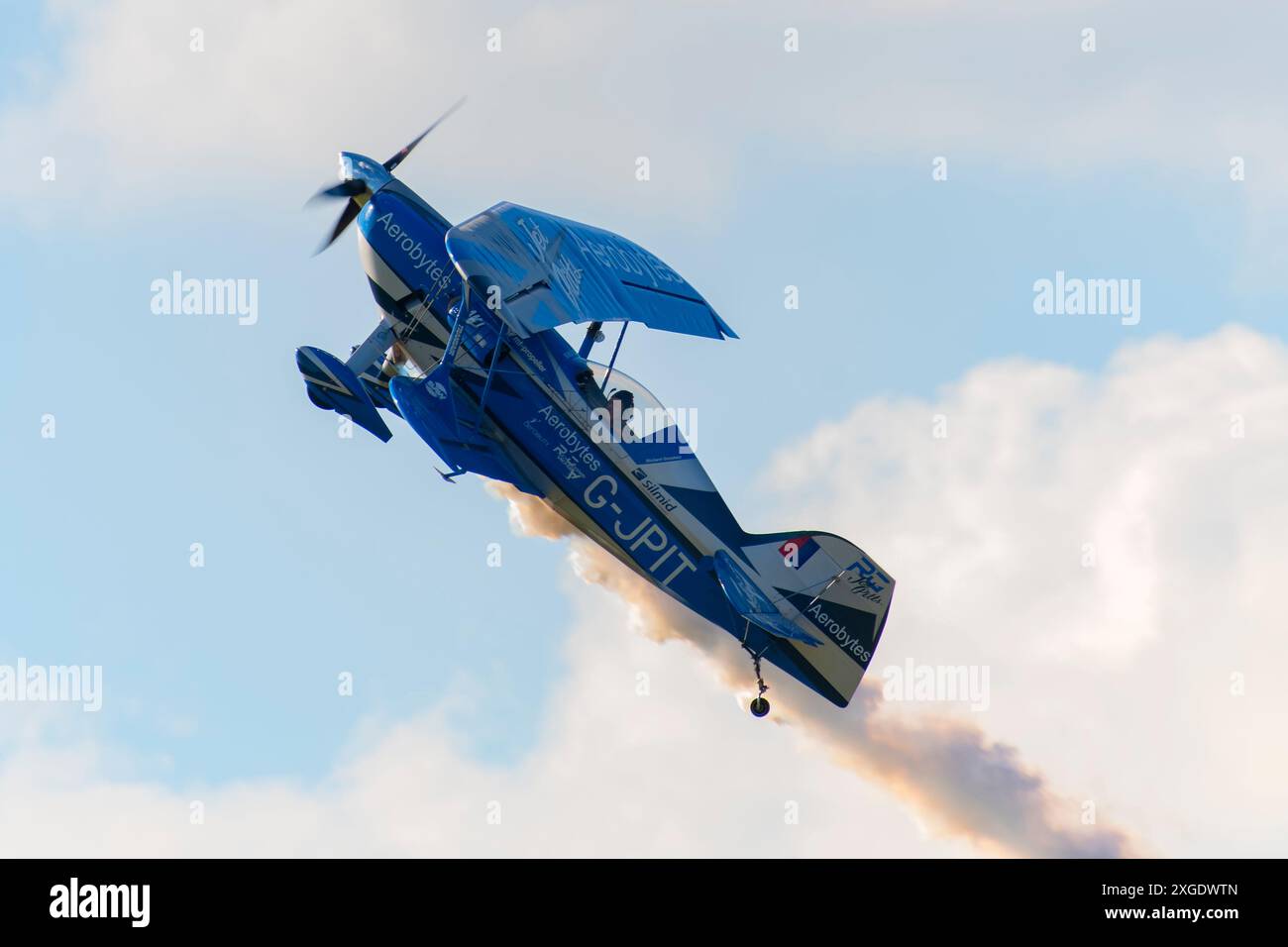 Jet Pitts S2S auf der Antidotum Air Show 2024 in Leszno, Polen ...