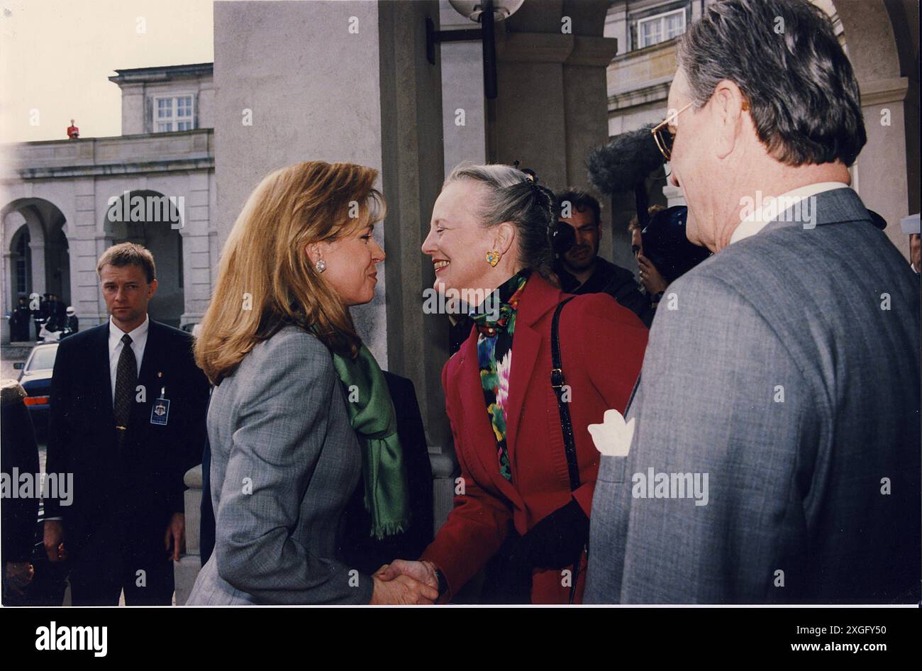 Kopenhagen/Dänemark - 28. April. 1998 H.M.die Königin Margrethe II. Von ...