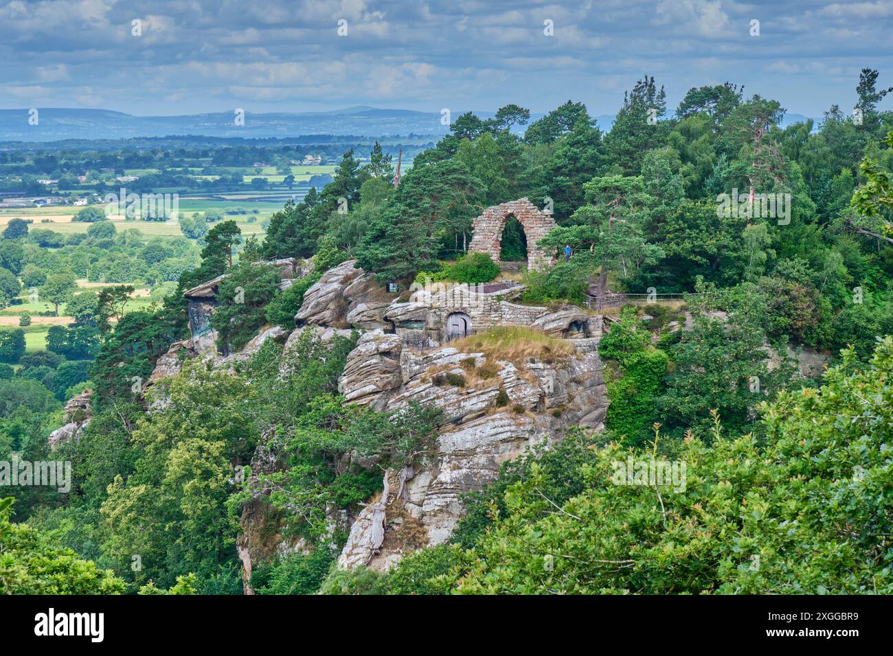 Der Grotto Arch auf dem Grotto Hill vom St. Francis Aussichtspunkt in ...