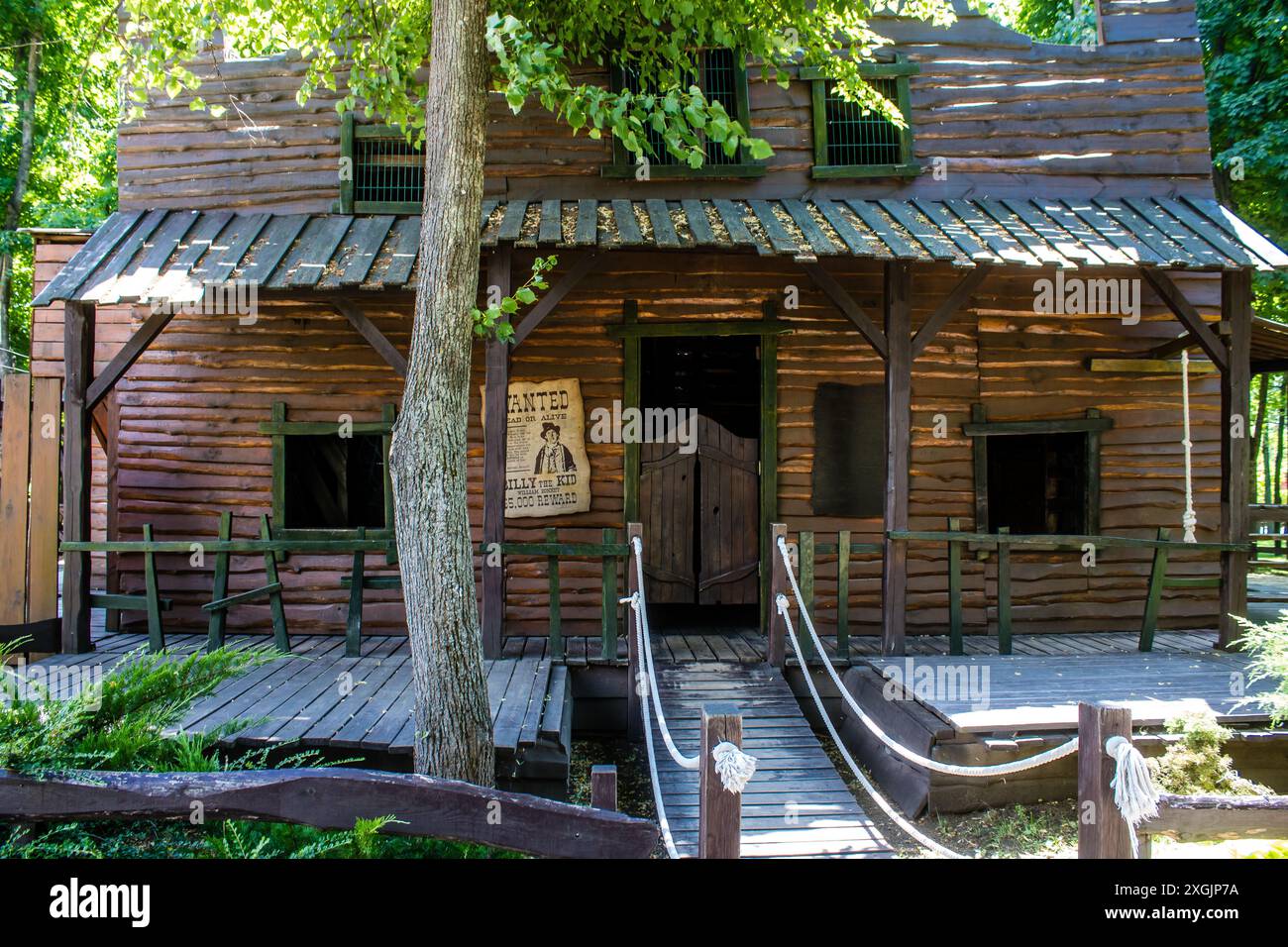 Kharkiw, Ukraine, 9. Juli 2024 der Maxim Gorki Park für Kultur und ...