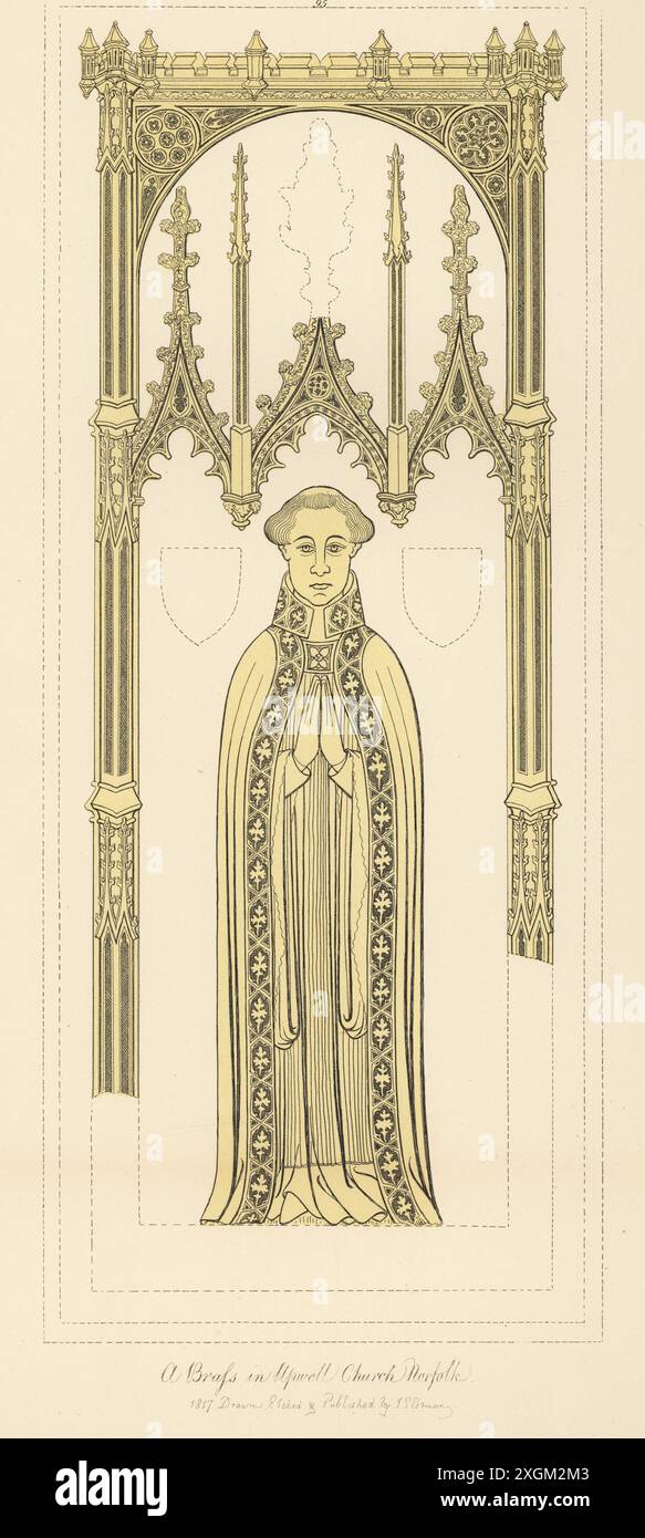 William Mowbray, Rektor von Upwell, starb 1428. Katholischer Priester ...
