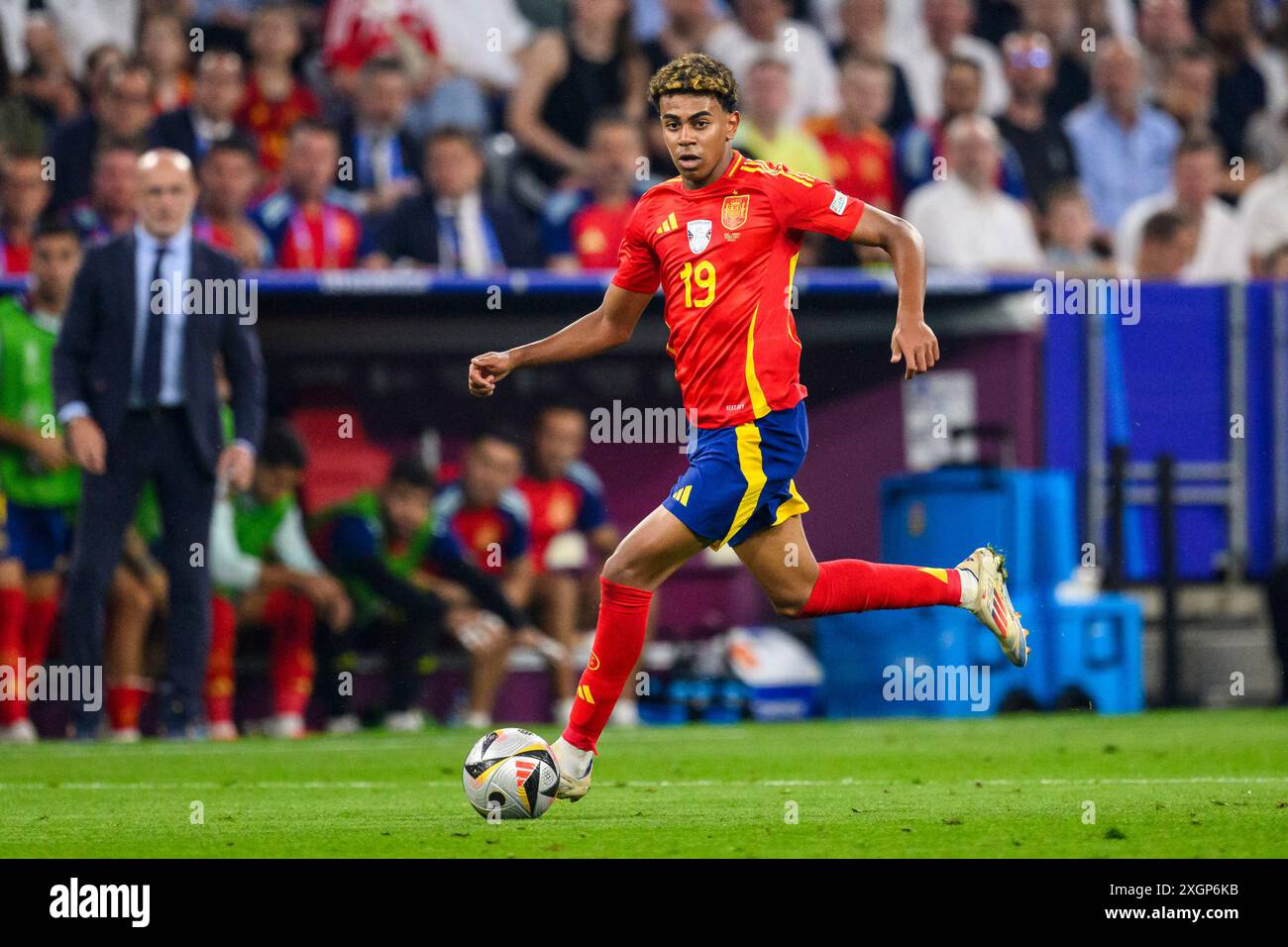 09. Juli 2024, Bayern, München: Fußball, UEFA Euro 2024 ...