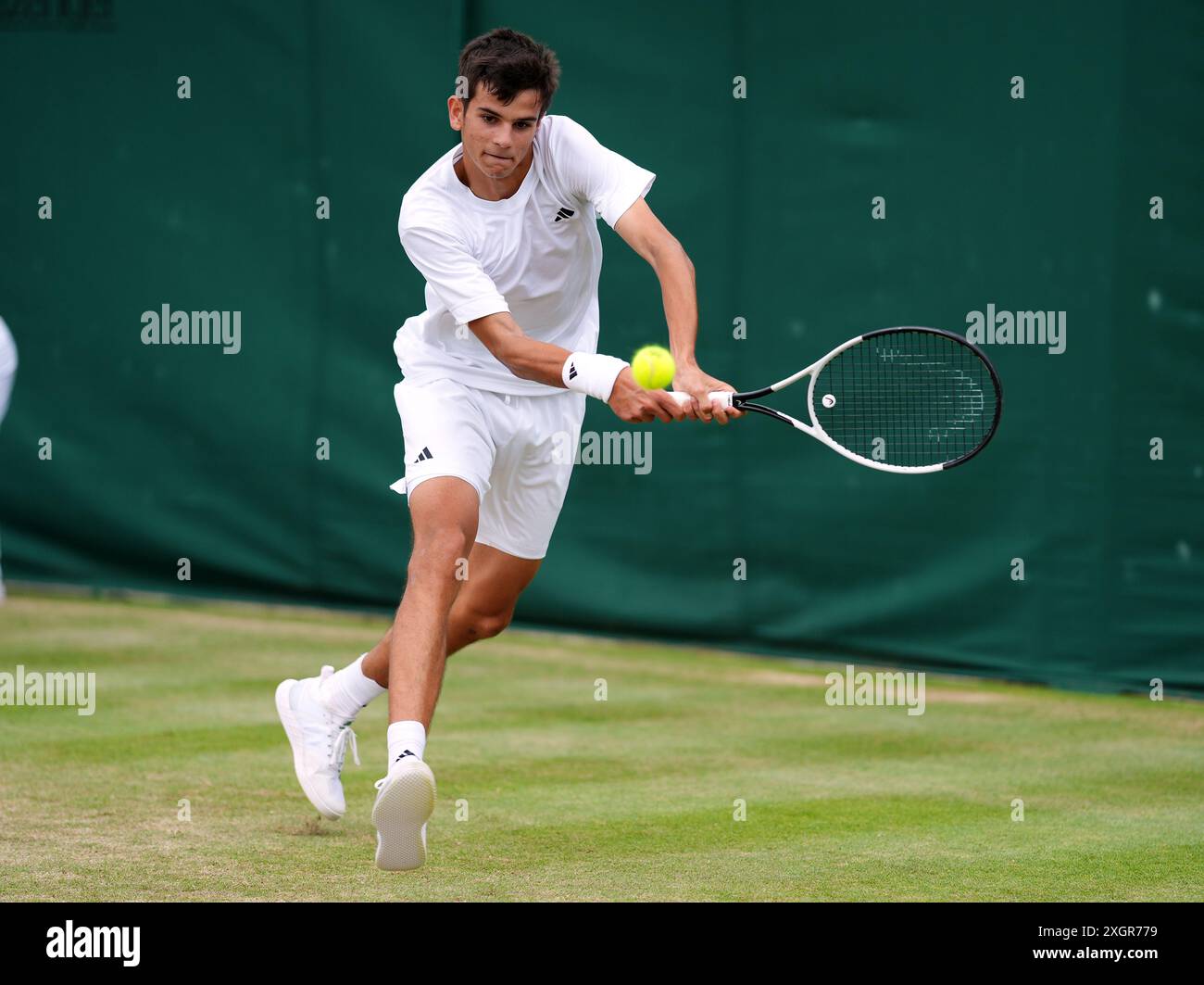 Rafael Jodar am 10. Tag der Wimbledon Championships 2024 im All England ...