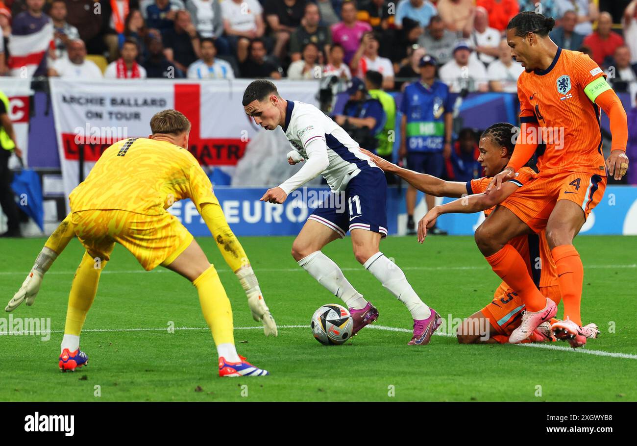 Dortmund, Deutschland. Juli 2024. Fußball, UEFA Euro 2024, Europameisterschaft, Niederlande ...