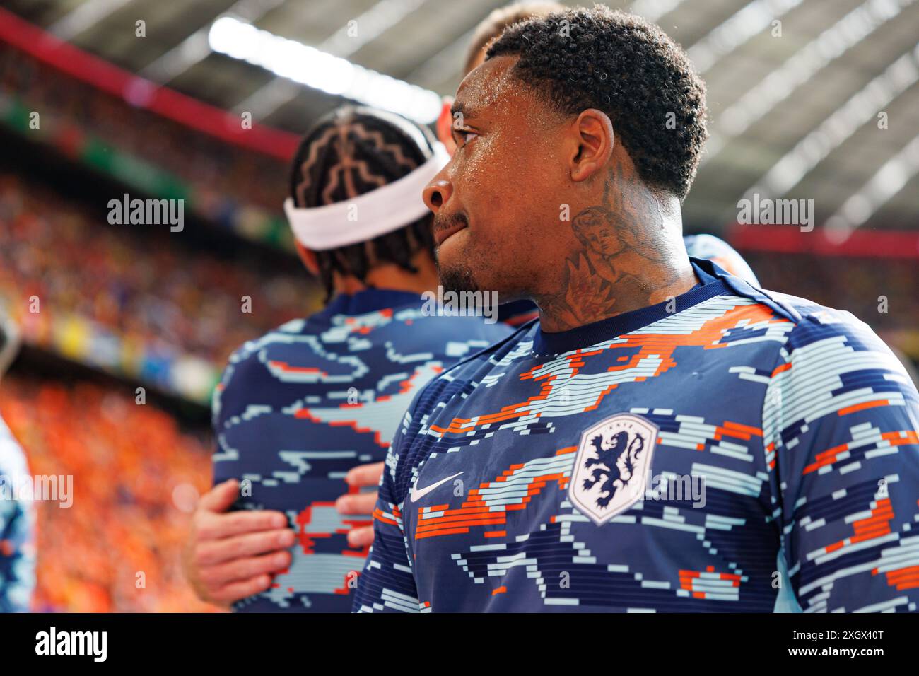 Steven Bergwijn sah beim Achtelfinale der UEFA Euro 2024 zwischen den ...