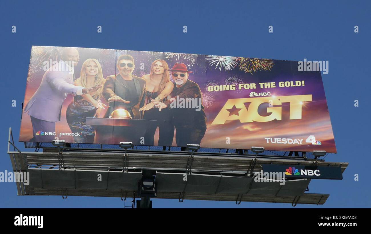 Los Angeles, Kalifornien, USA 10. Juli 2024 AGT AmericaÕs bekam Talent ...