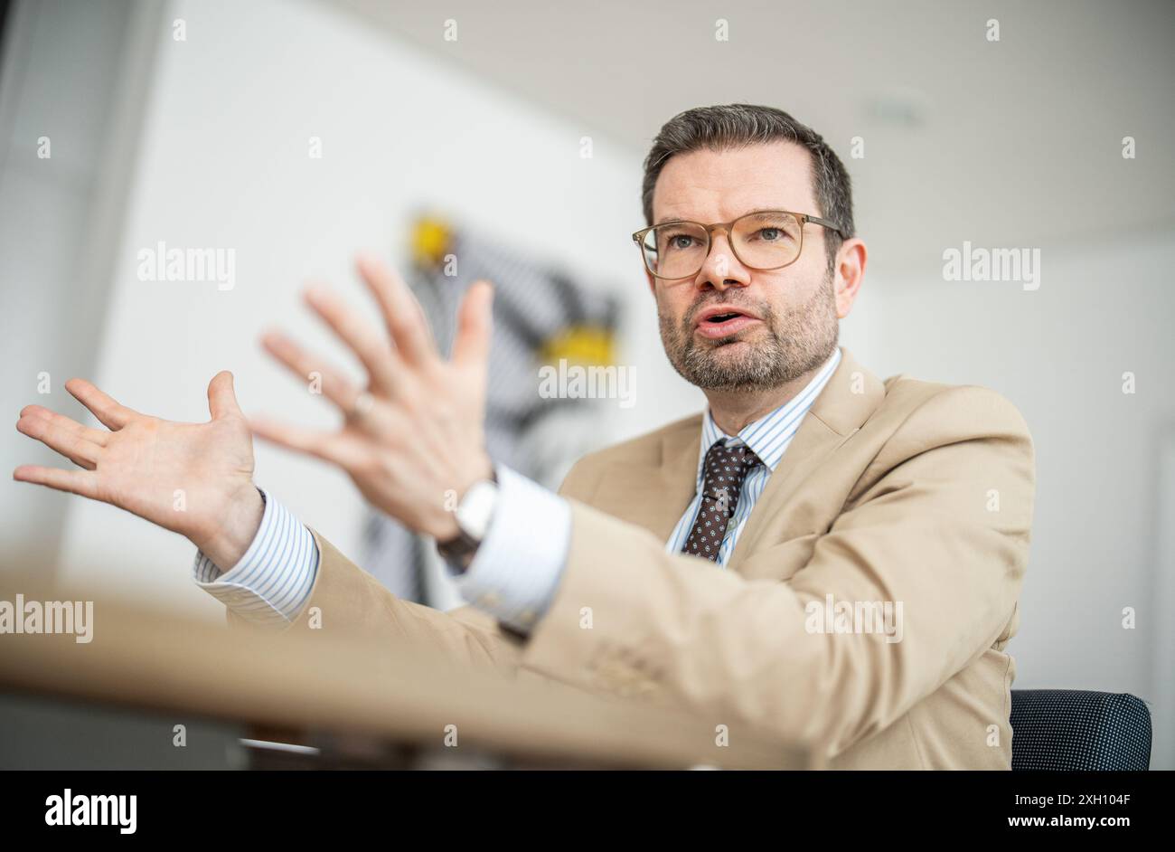 11. Juli 2024, Berlin: Marco Buschmann (FDP), Bundesminister der Justiz ...