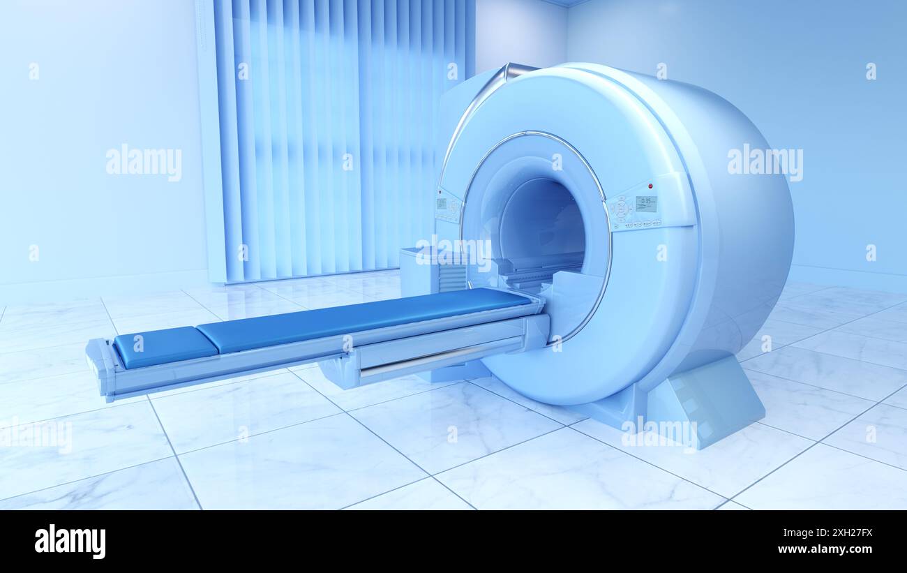 Ein Magnetresonanztomogramm für die medizinische Diagnostik zur ...