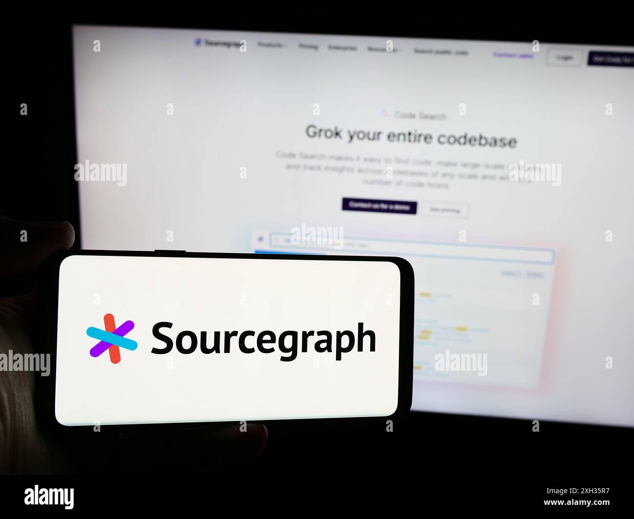 Sourcegraph logo -Fotos und -Bildmaterial in hoher Auflösung – Alamy