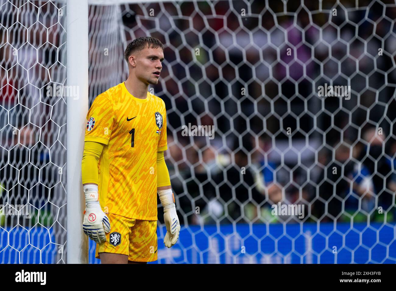 Bart Verbruggen (Niederlande, #01), GER, Niederlande (NED) vs England (eng), Fussball ...