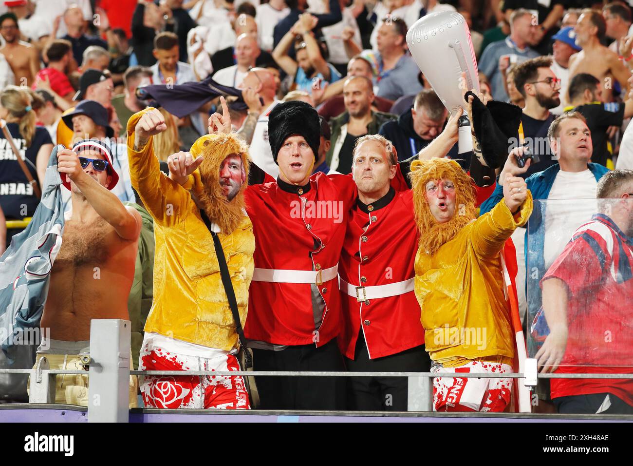 Dortmund, Deutschland. Juli 2024. England Fans Fußball/Fußball : "UEFA ...
