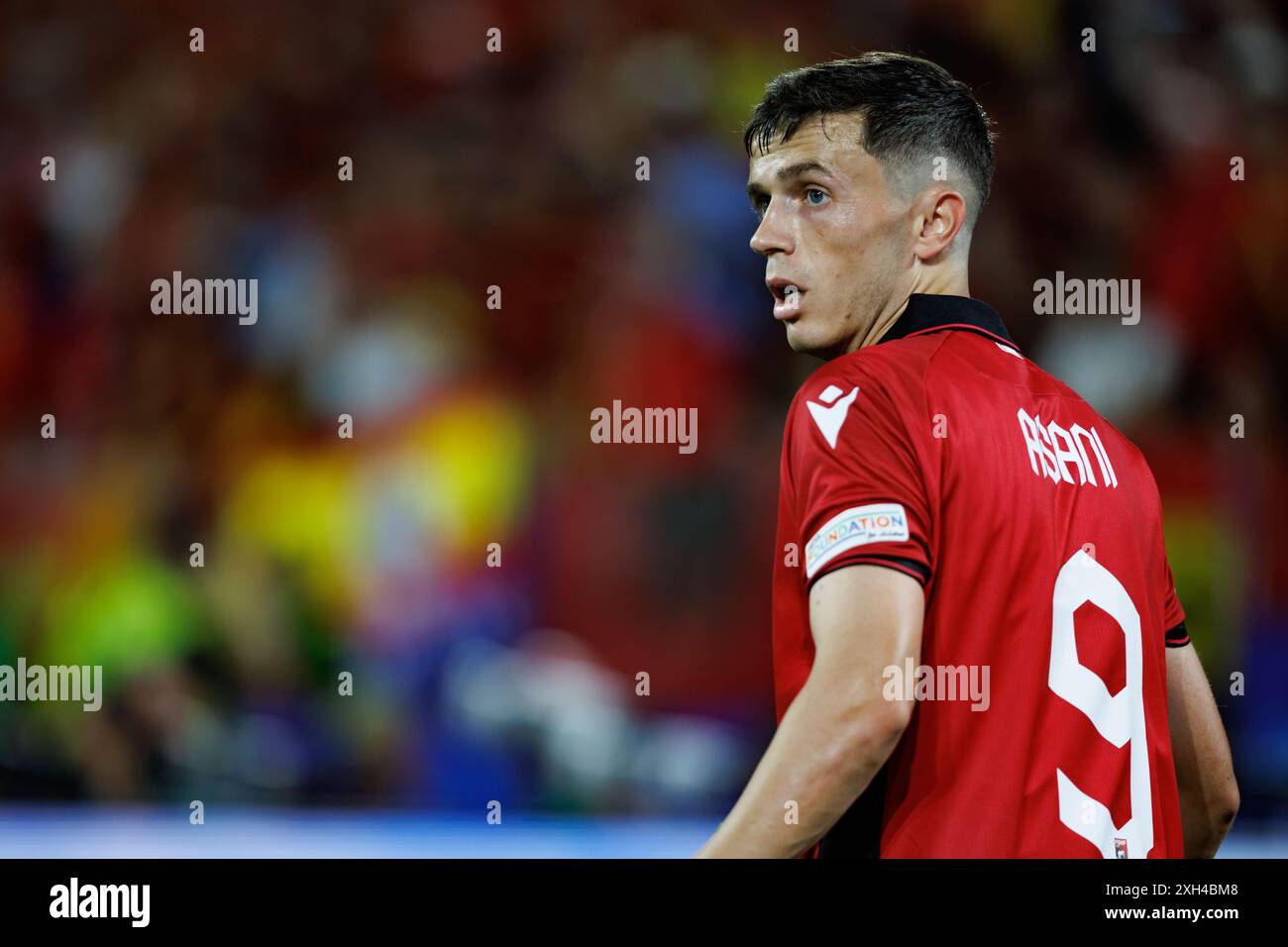 Jasir Asani beim Spiel der UEFA Euro 2024 zwischen den ...