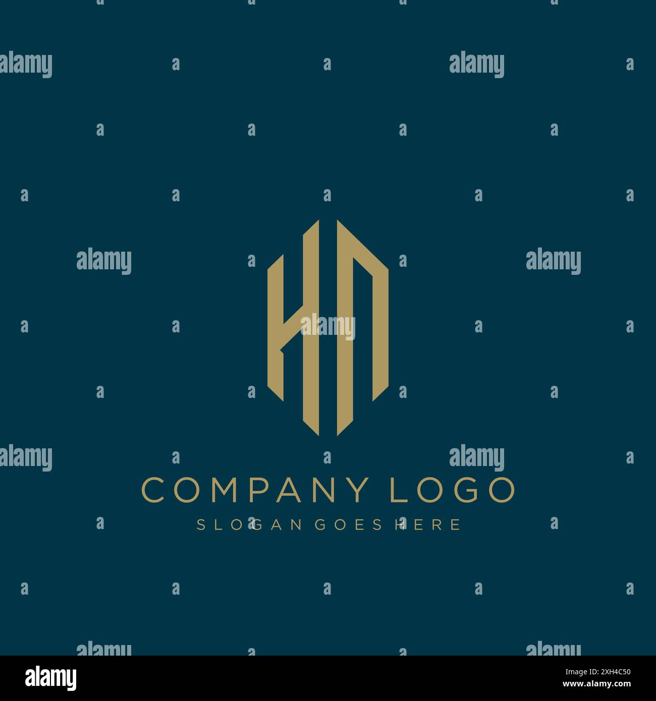 Hn buchstaben logo Stock-Vektorgrafiken kaufen - Alamy