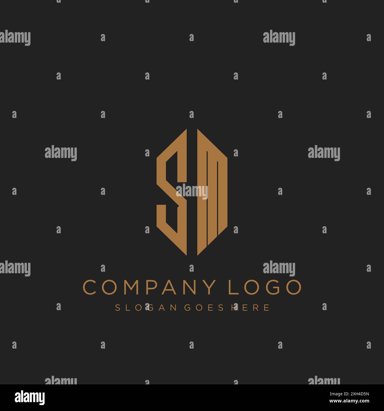 Sm logo design -Fotos und -Bildmaterial in hoher Auflösung – Alamy