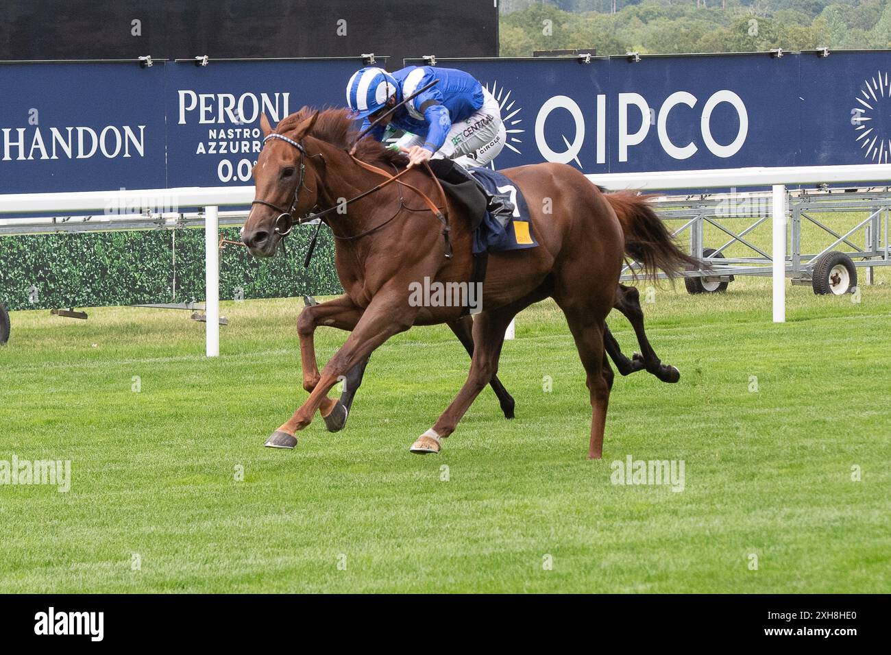 Ascot, Großbritannien. Juli 2024. Horse Ya Hafhd, geritten von Jockey ...
