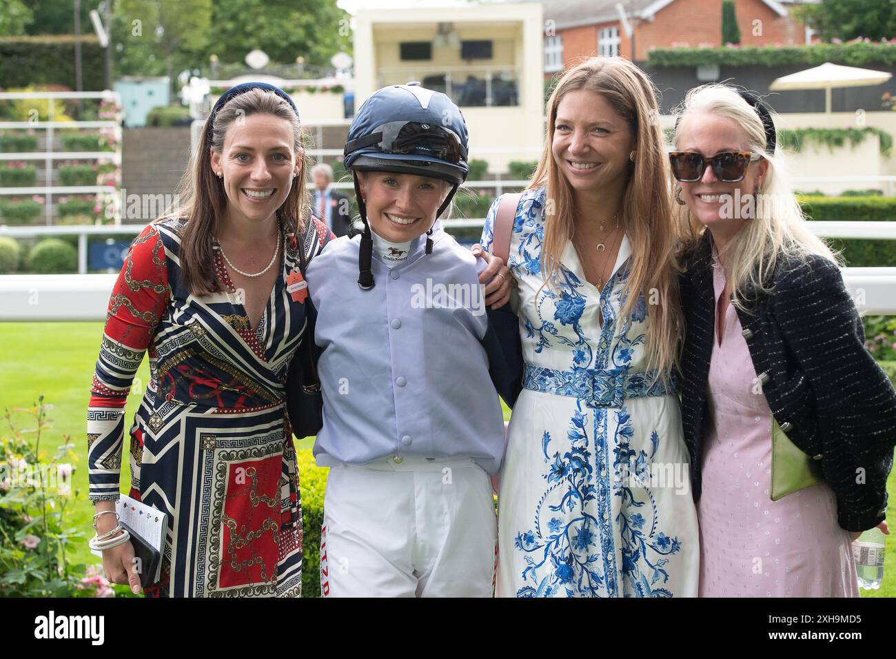 Ascot, Berkshire, Großbritannien. Juli 2024. Jockey Eleanor Wellesley ...