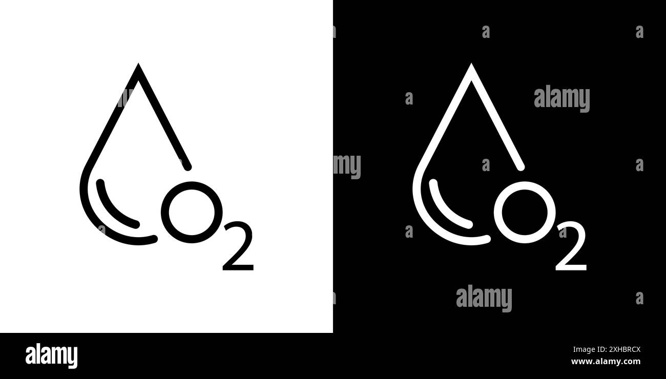 O2 symbol Stock-Vektorgrafiken kaufen - Alamy