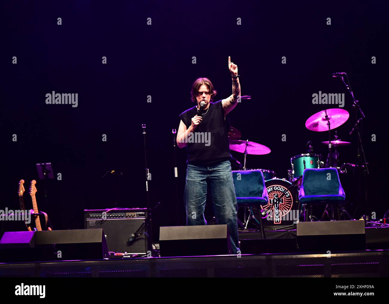 LONDON, ENGLAND - 13. JULI 2024: Chloe Petts tritt am 13. Juli 2024 ...