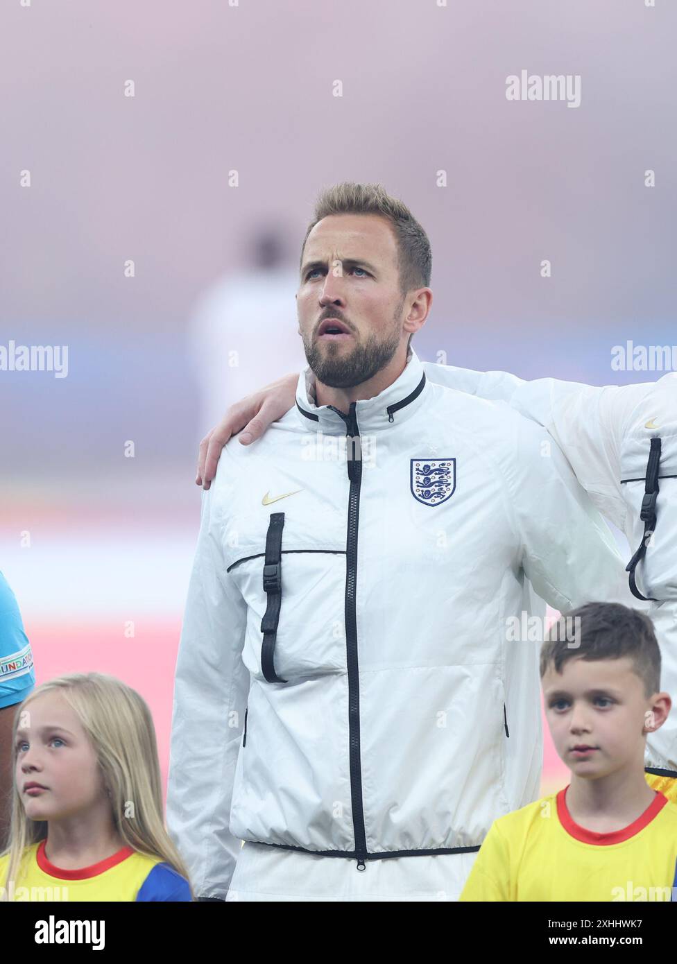 Berlin, Deutschland. Juli 2024. Der Engländer Harry Kane sieht vor dem ...