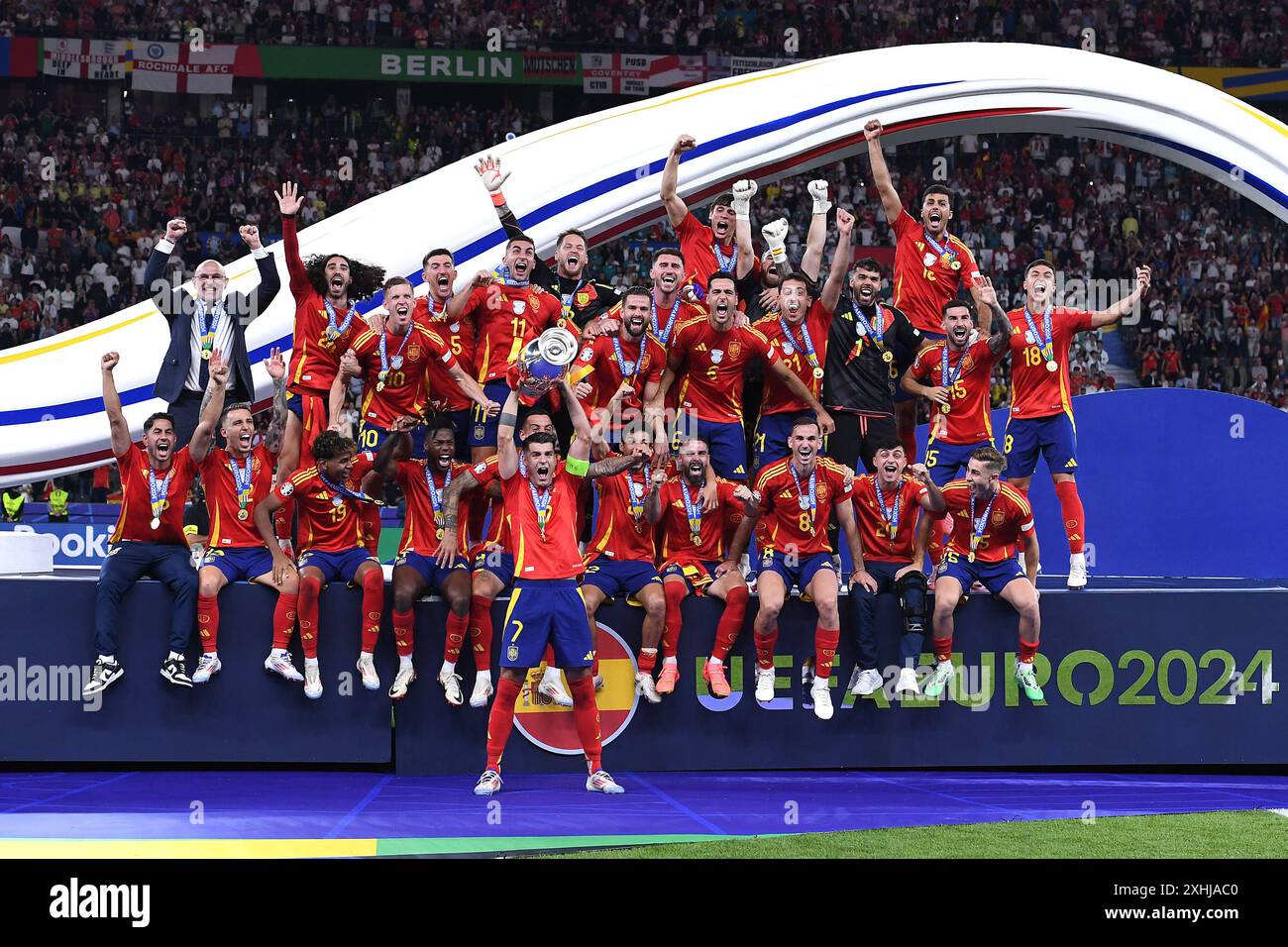 Berlin, Deutschland. Juli 2024. Fussball UEFA EURO 2024 Finale Spanien ...
