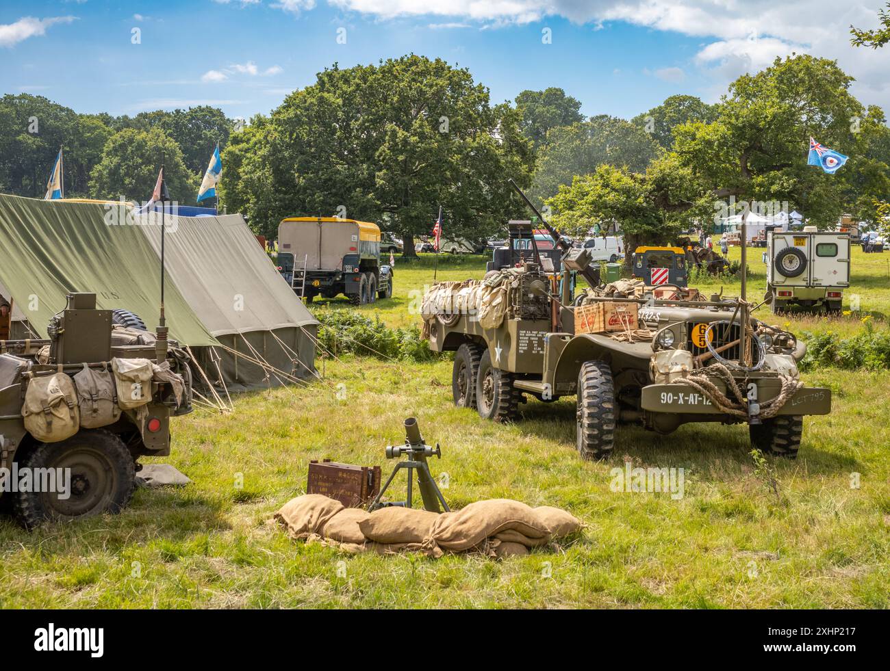 Parham / Großbritannien - 13. Juli 2024: US WW2 Dodge WC Series Truck ...