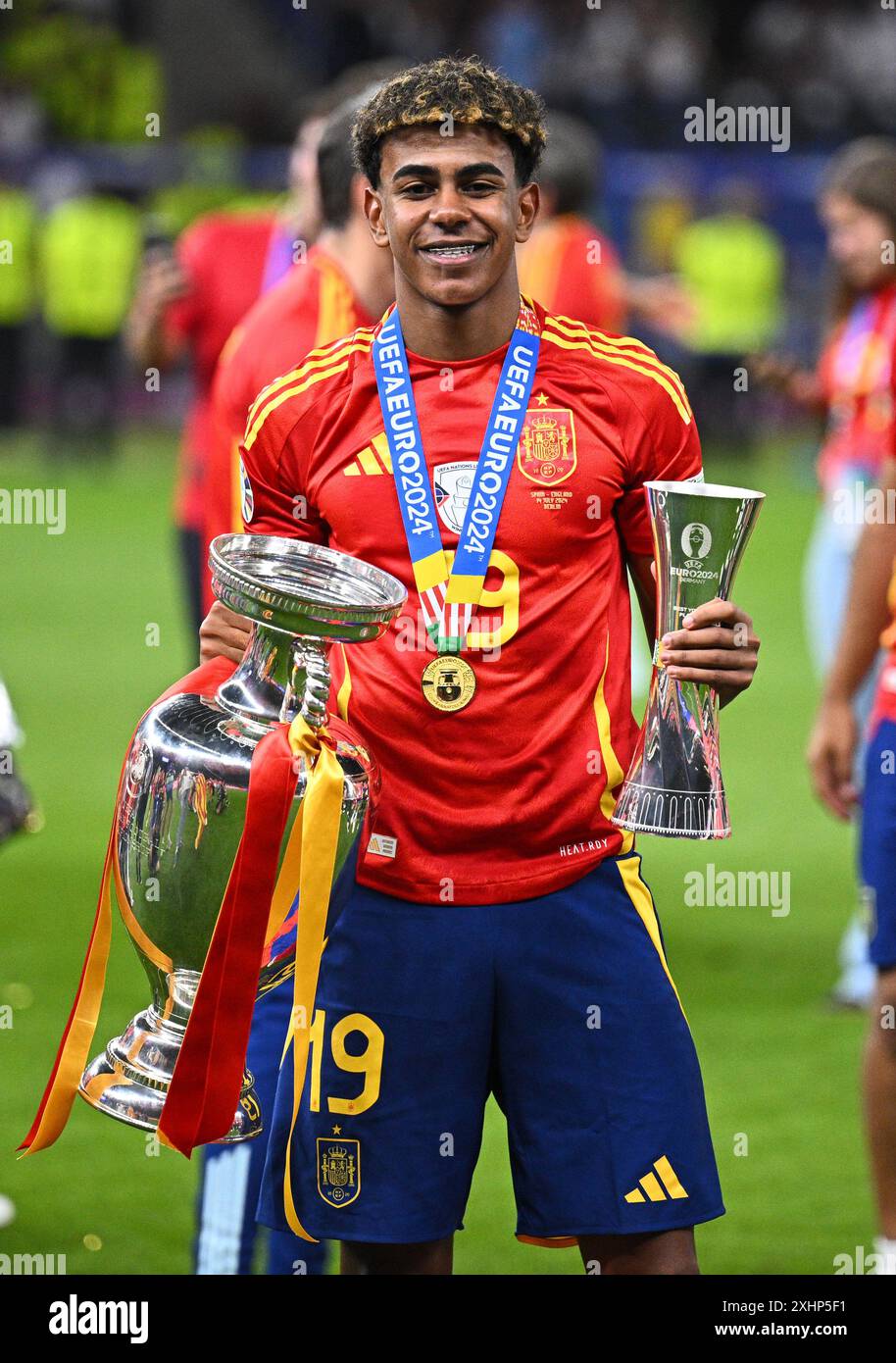 15. Juli 2024, Berlin: Fußball, UEFA Euro 2024, Europameisterschaft ...