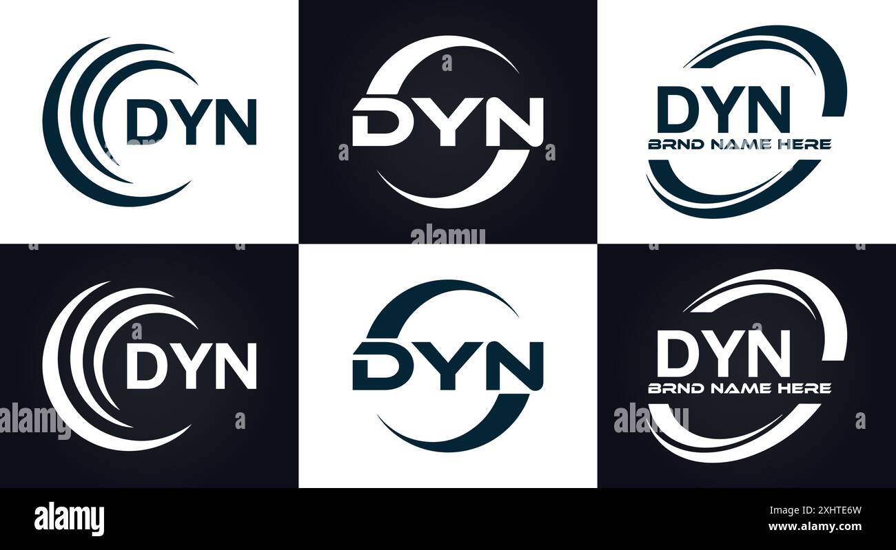 Dyn technologie logo Stock-Vektorgrafiken kaufen - Alamy