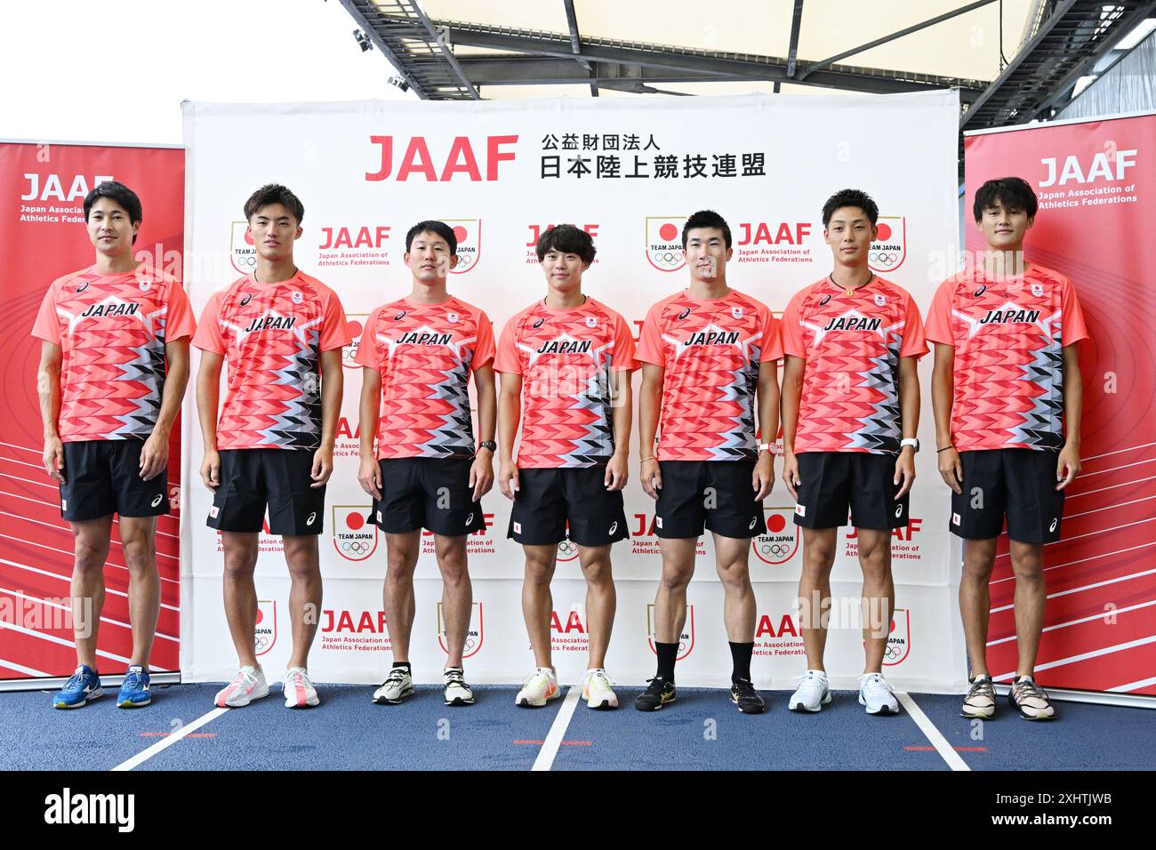 NTC, Tokio, Japan. Juli 2024. (L-R) Shota Iizuka, Hiroki Yanagita ...