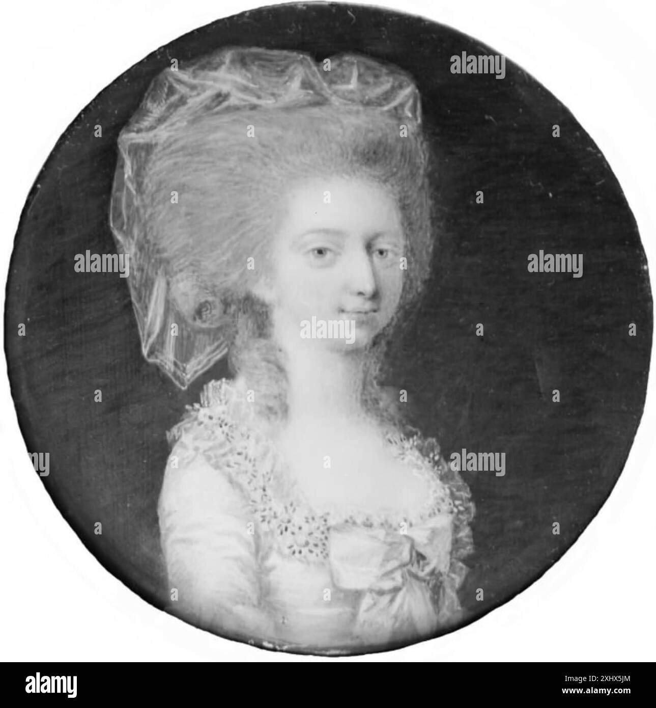 Prinzessin Louise Augusta Høyer, Cornelius 1741 - 1804 Miniatur ...