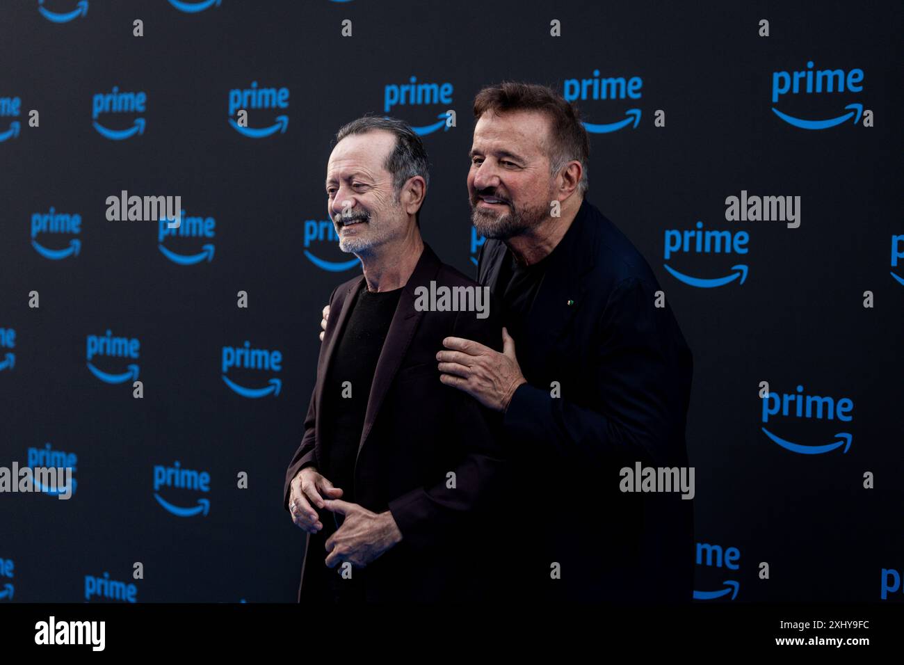 ROM, ITALIEN - 15. JULI: Rocco Papaleo, Christian de Sica und Corrado ...