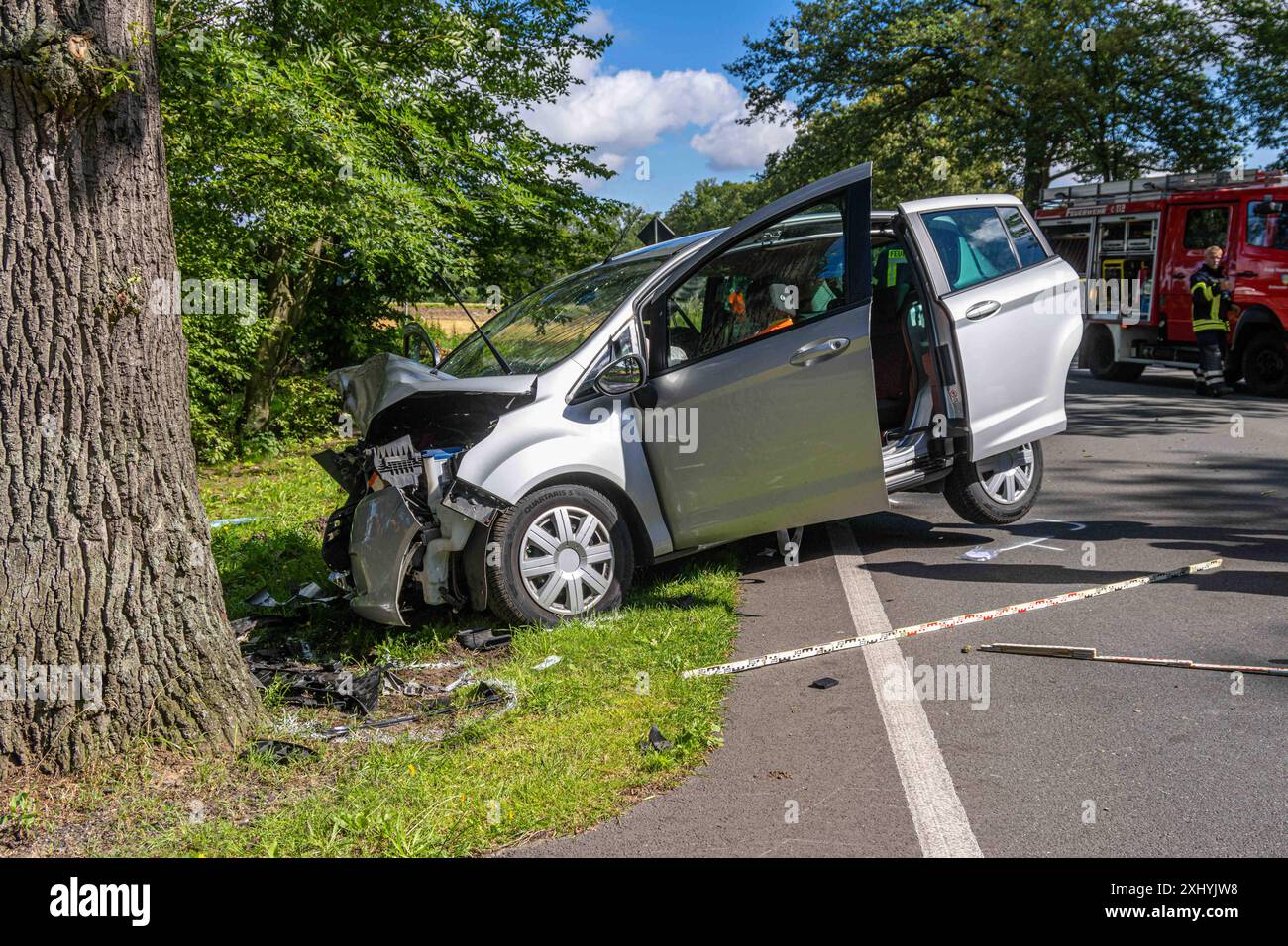 Bohmte, Deutschland 16. Juli 2024: Tödlicher Unfall im Landkreis Osnabrück - 16.07.2024 Bohmte ...