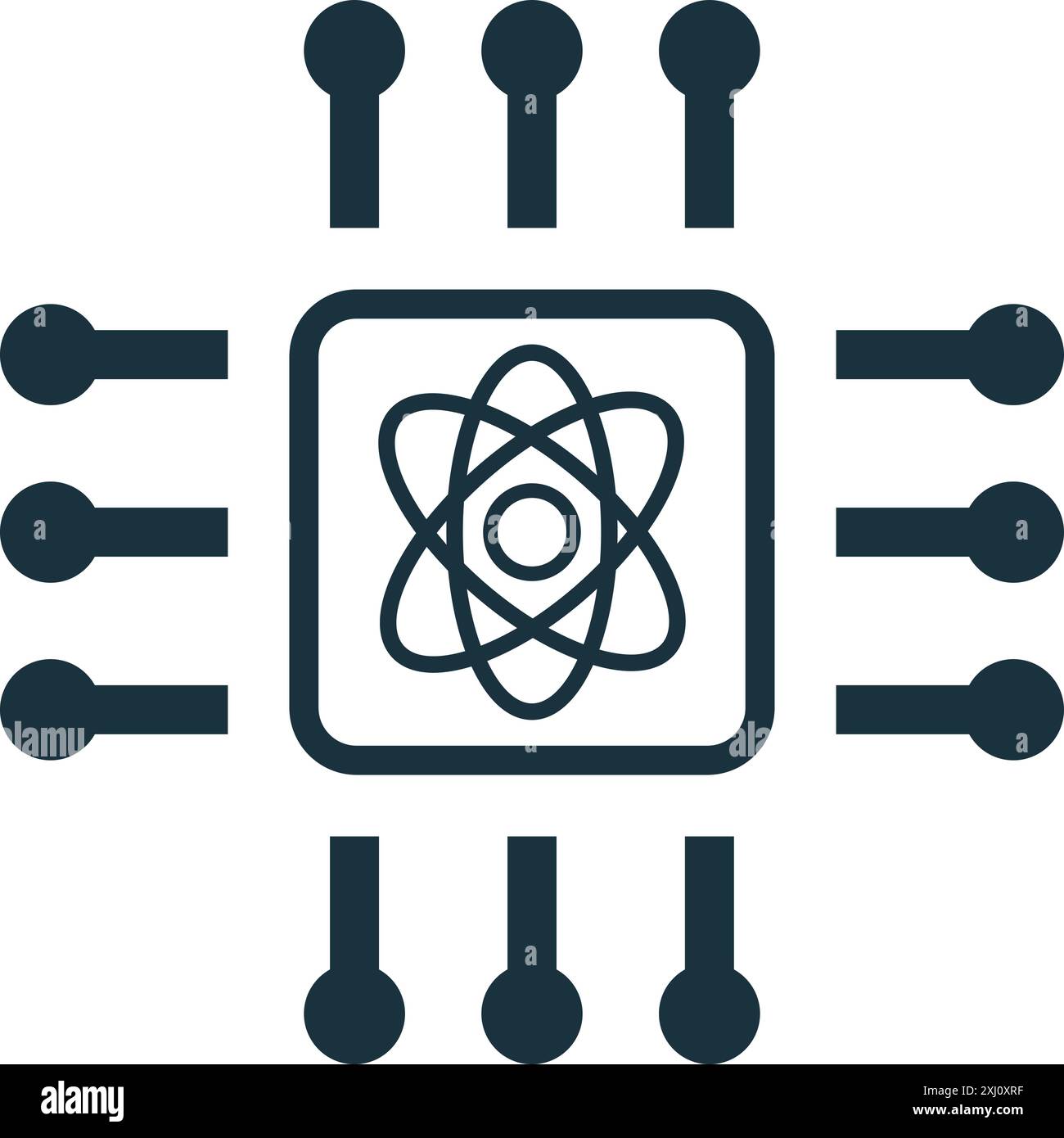 Quantum computer qubit Stock-Vektorgrafiken kaufen - Alamy