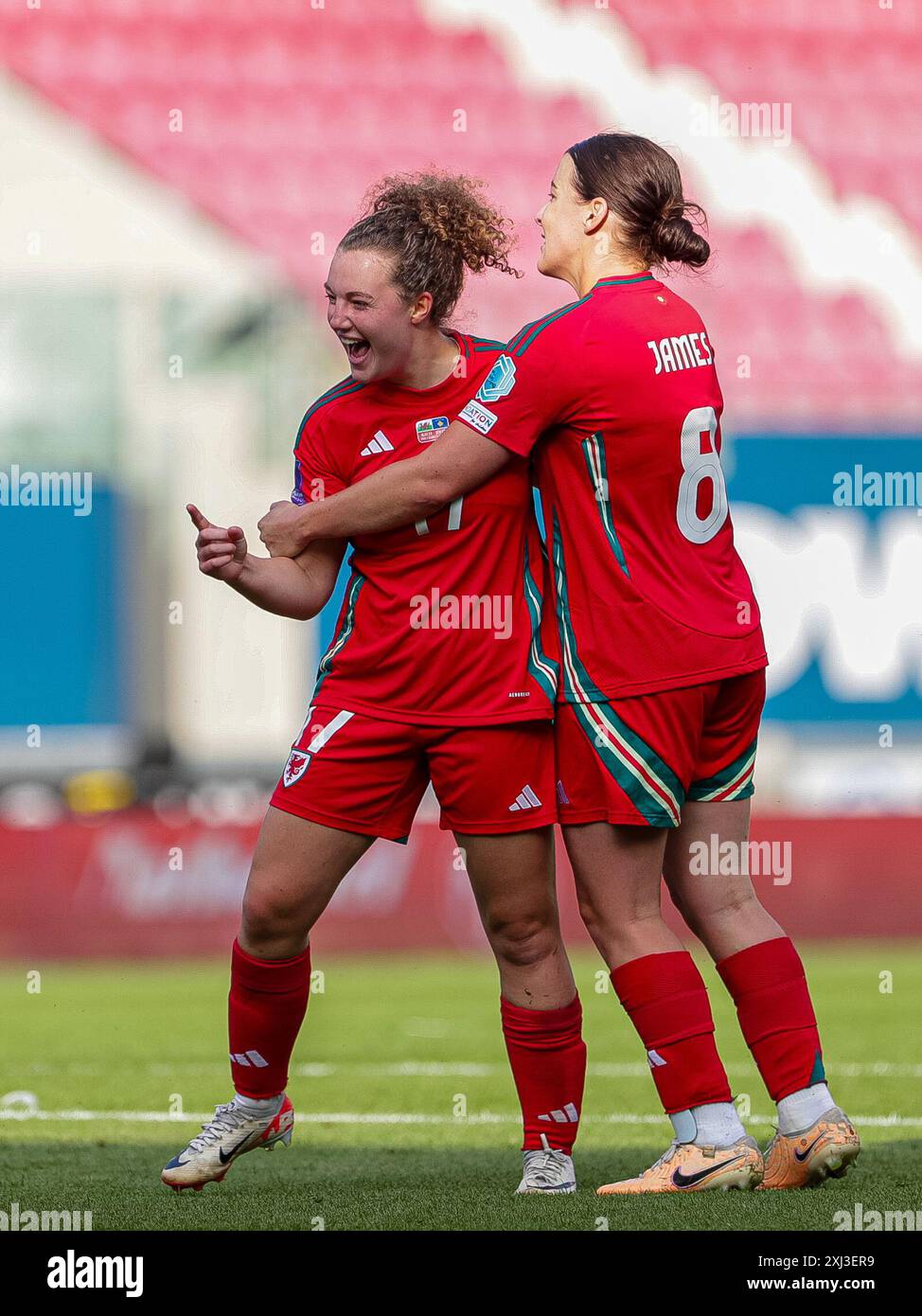 16. Juli 2024, Llanelli, Großbritannien. Juli 2024. Parc y Scarlets ...