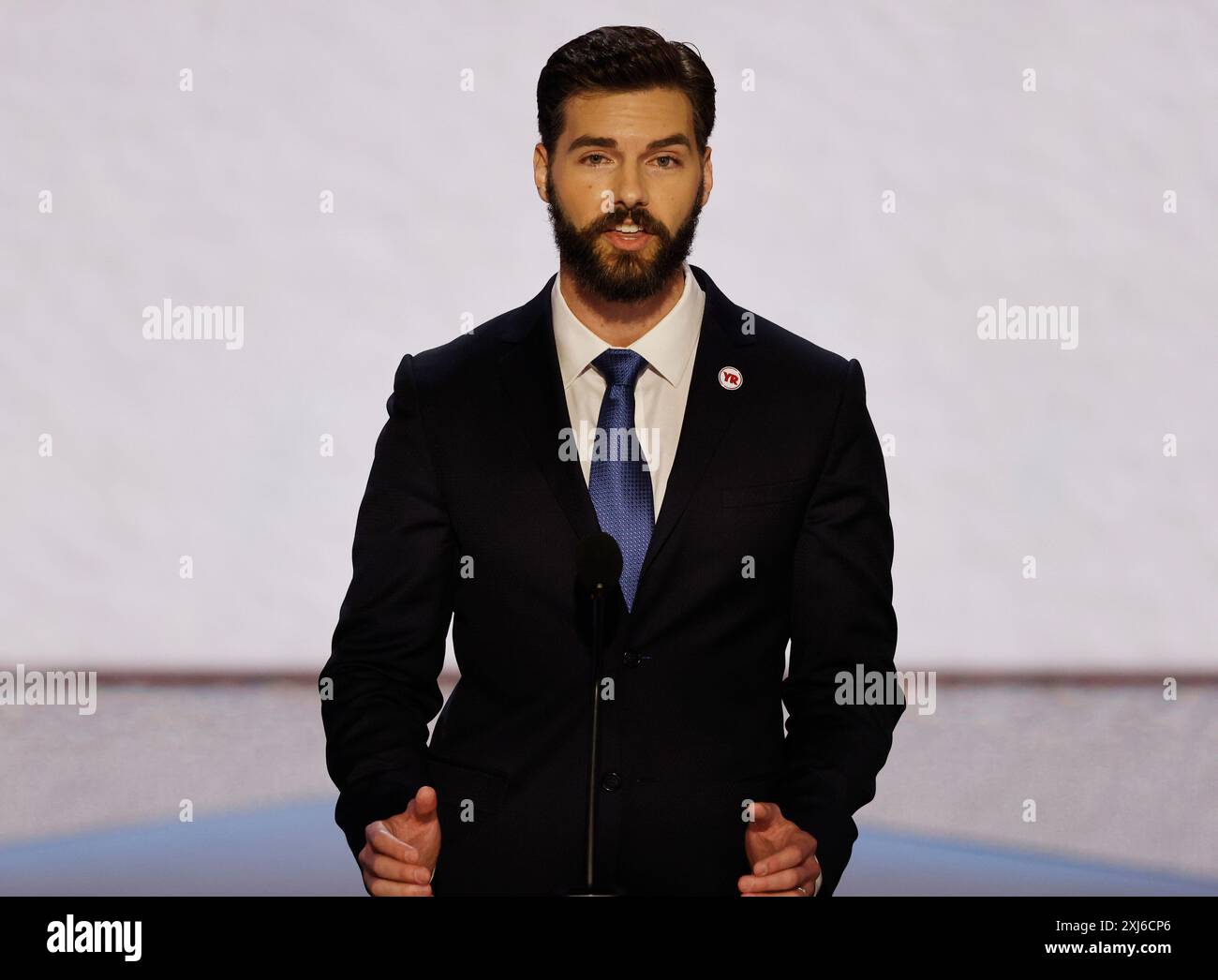 Milwaukee, Usa. Juli 2024. Hayden Padget, Vorsitzender der Young ...