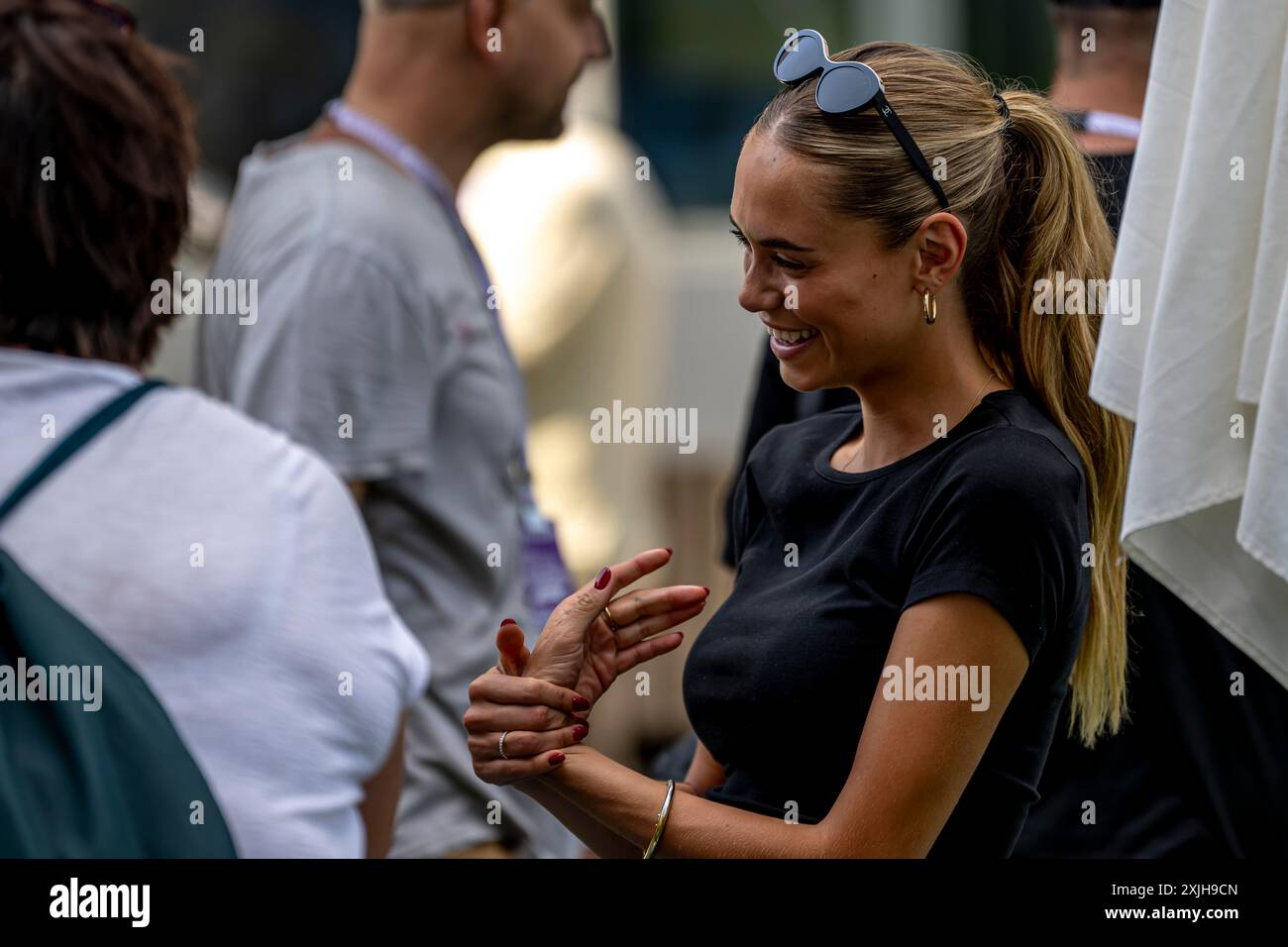 Mogyorod, Ungarn, 18. Juli 2024, Laila Hasonovic, Mick Schumachers ...