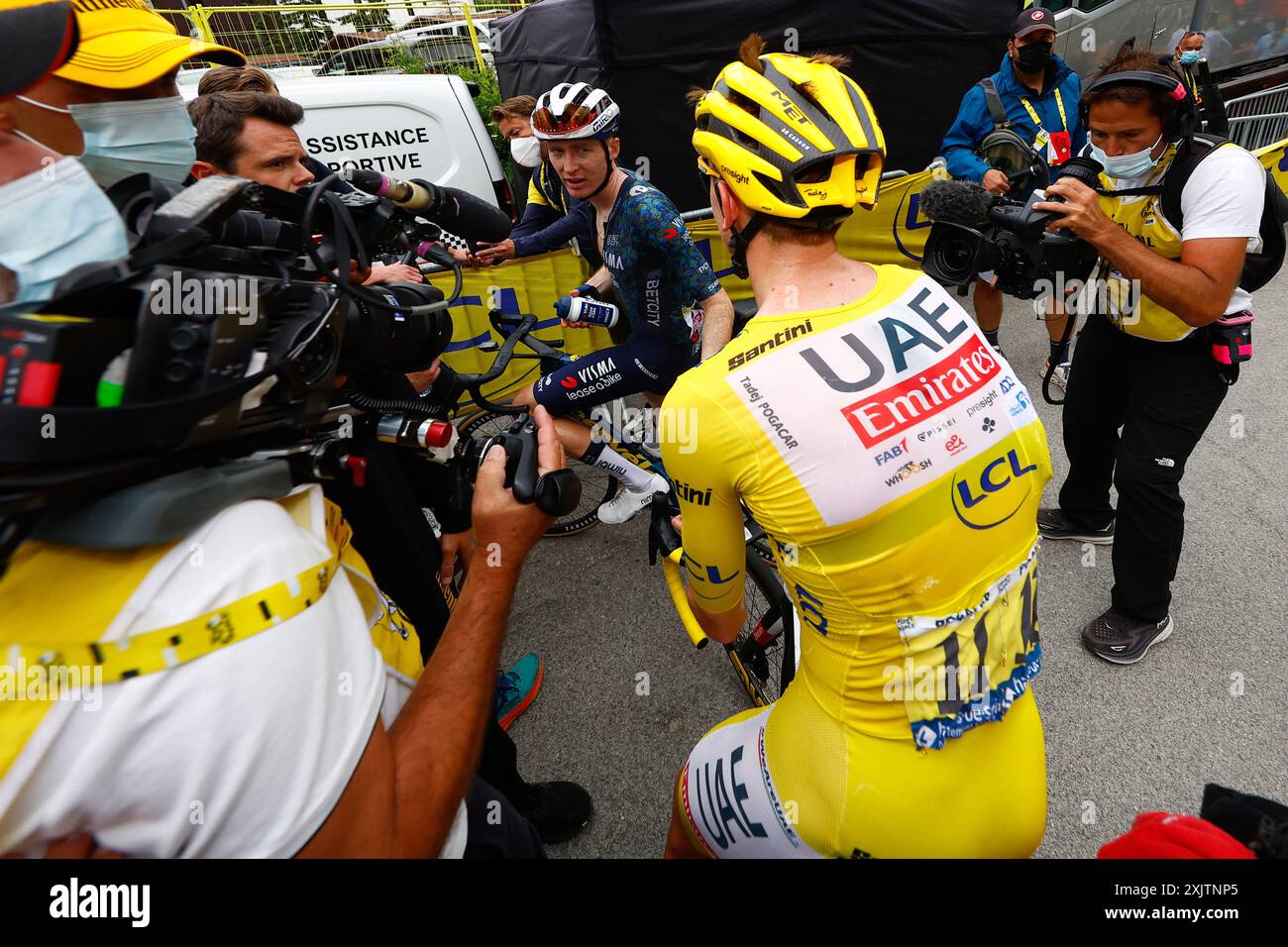 Tour de France 2024 - 111. Auflage - 19. Etappe Embrun - Isola 2000 144,6 km - 19/07/2024 ...