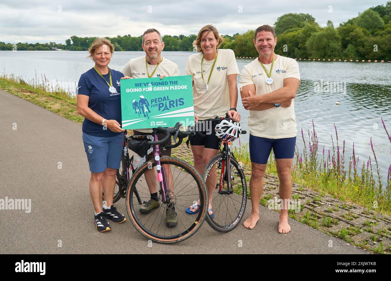 Katherine Grainger, Steve Backshall und Louise Kingsley, Director of ...
