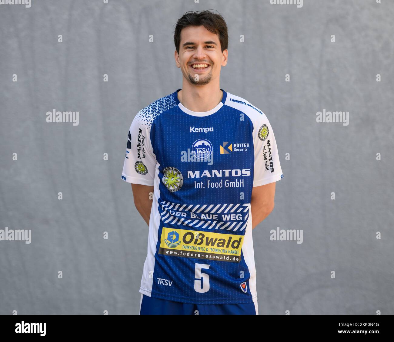 Timothy Reichmuth (ThSV Eisenach, #5) GER, ThSV Eisenach Media Day 2024, Handball, 1 ...