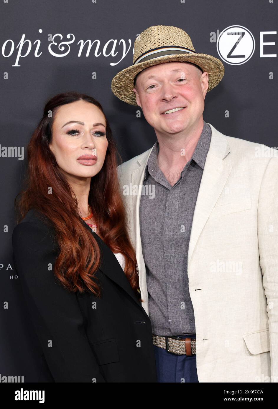 Venedig, ca. 20. Juli 2024. Natanya Ross, Nate Richert bei „A Night ...