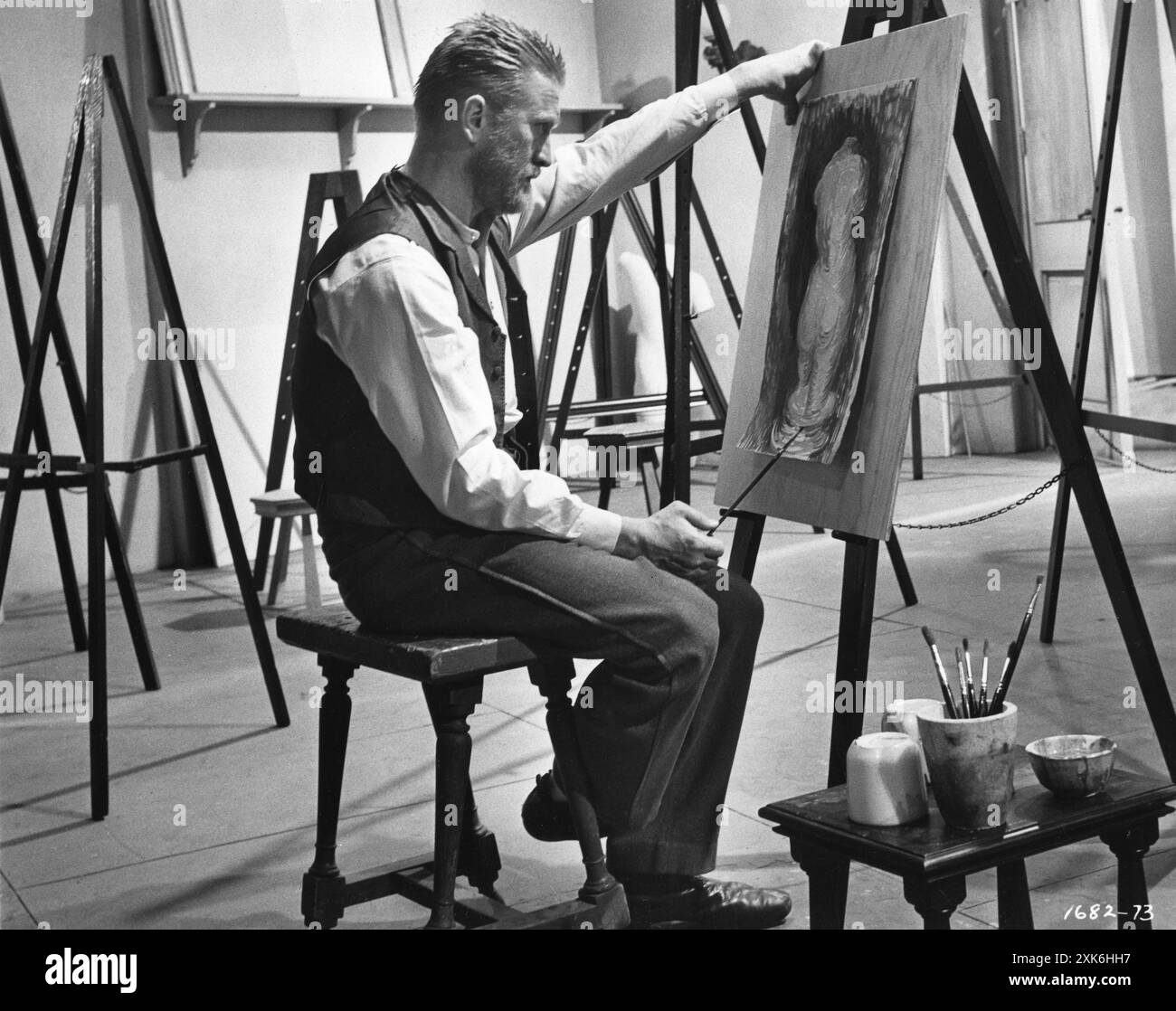 A Publicity Portrait von KIRK DOUGLAS als VINCENT VAN GOGH in LUEST FOR ...