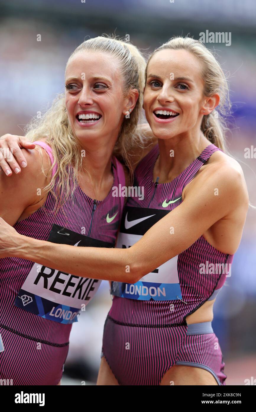 Jemma REEKIE (Großbritannien), Georgia BELL (Großbritannien) feierte ...