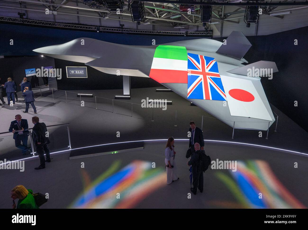 Farnborough, England, Großbritannien. Juli 2024. Die Farnborough ...
