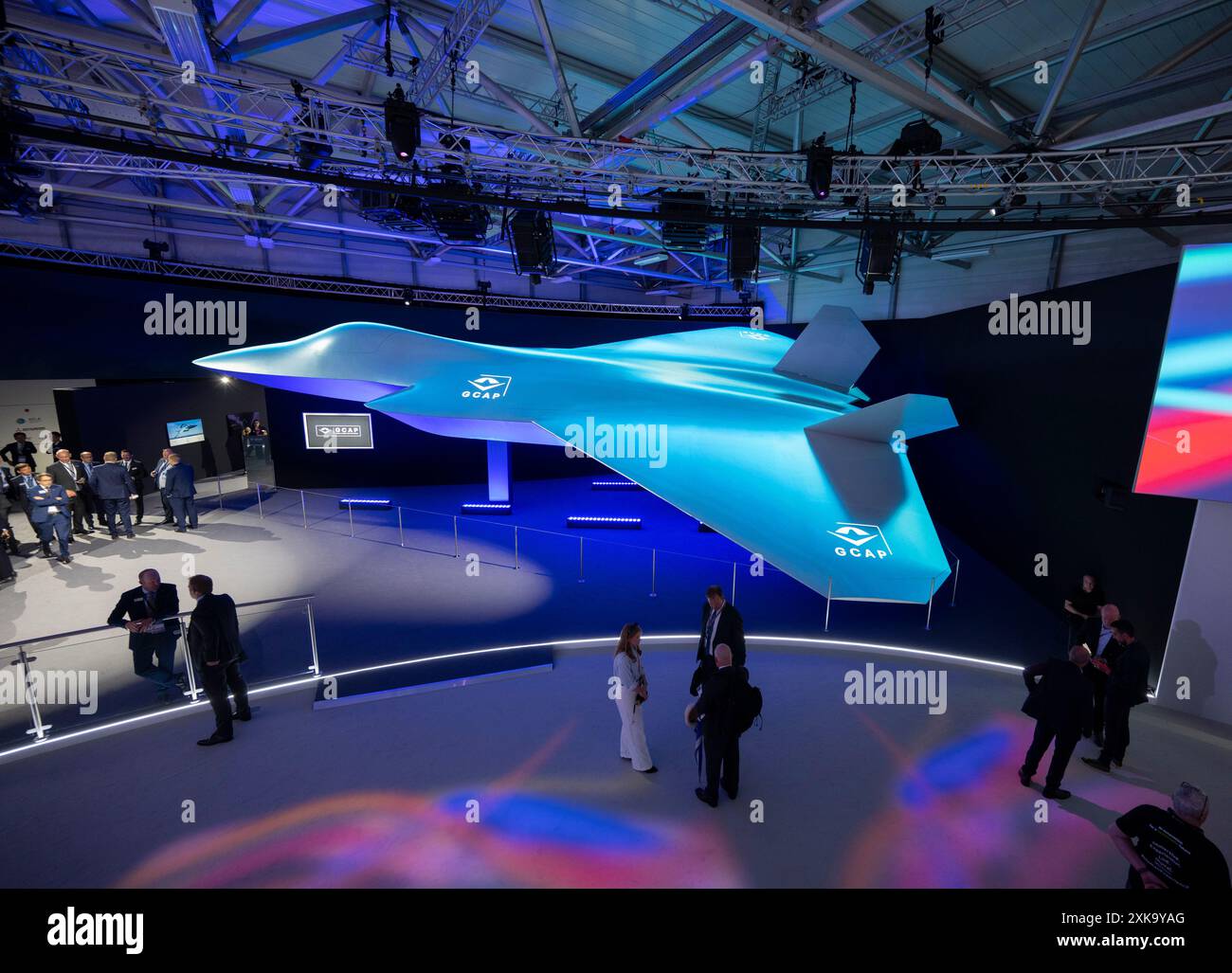 Farnborough, England, Großbritannien. Juli 2024. Die Farnborough ...