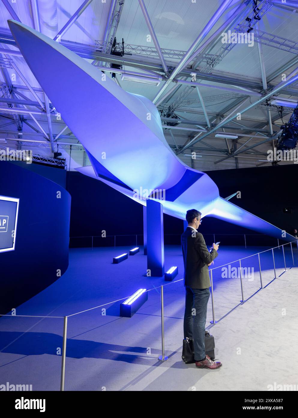 Farnborough, England, Großbritannien. Juli 2024. Die Farnborough ...