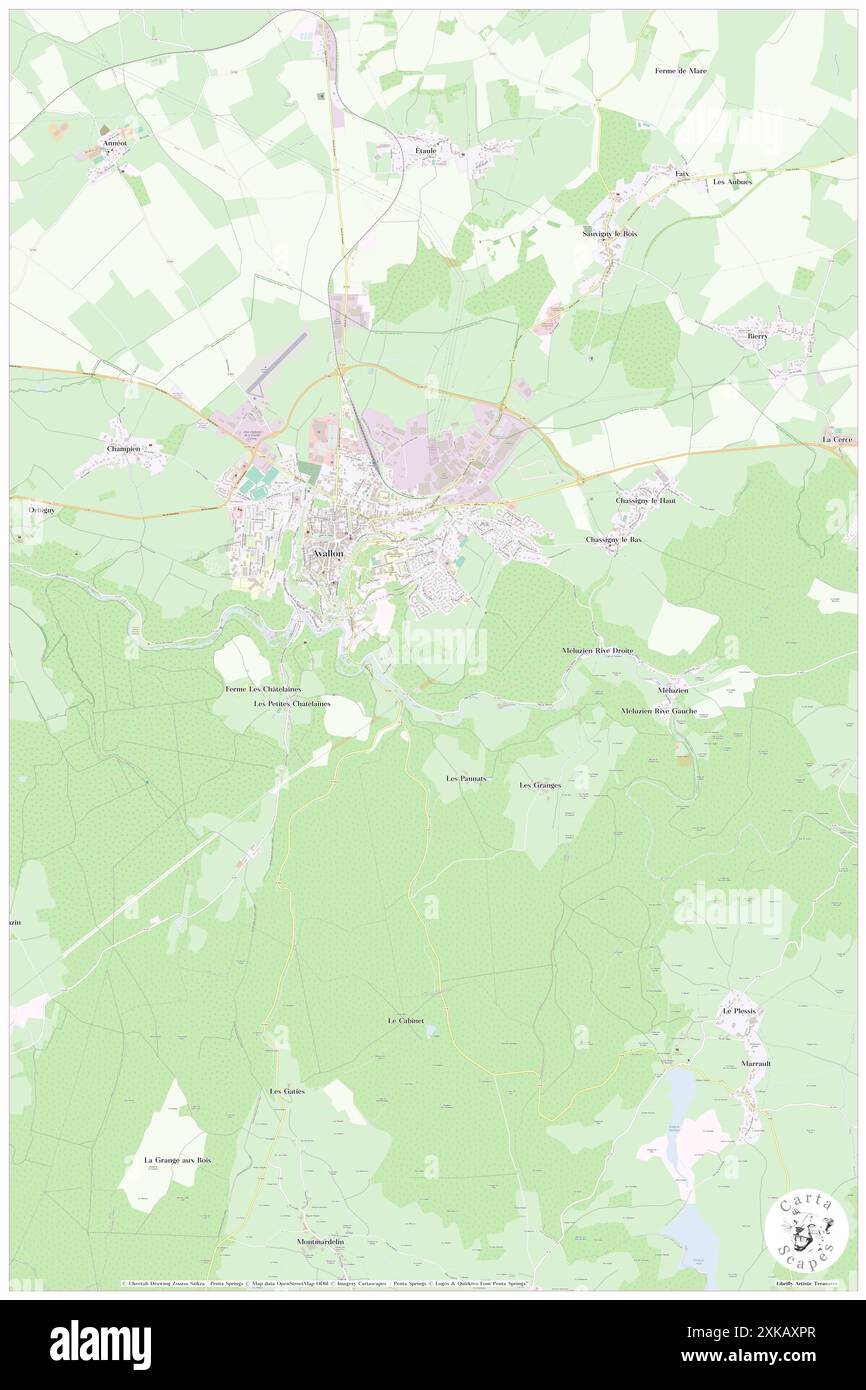 Avallon, Yonne, FR, Frankreich, Bourgogne-Franche-Comté, n 47 29' 24 ...