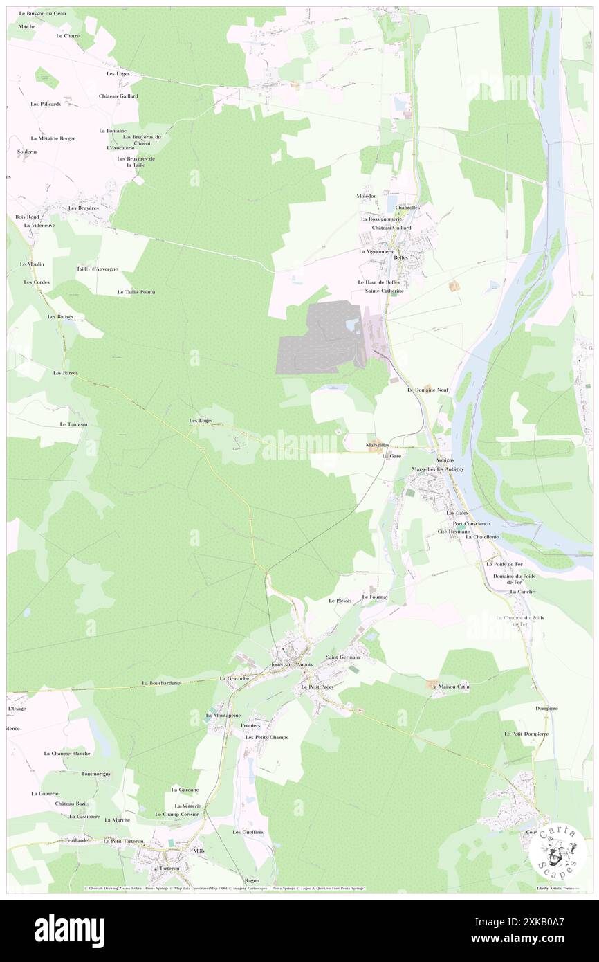 Marseilles-les-Aubigny, Cher, FR, Frankreich, Centre, n 47 4' 3'', N 3 ...